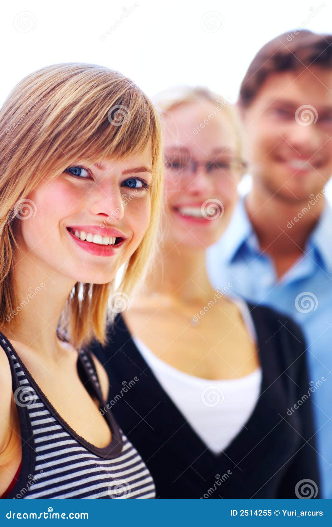 Portrait of a cute student stock image. Image of colleagues - 2514255