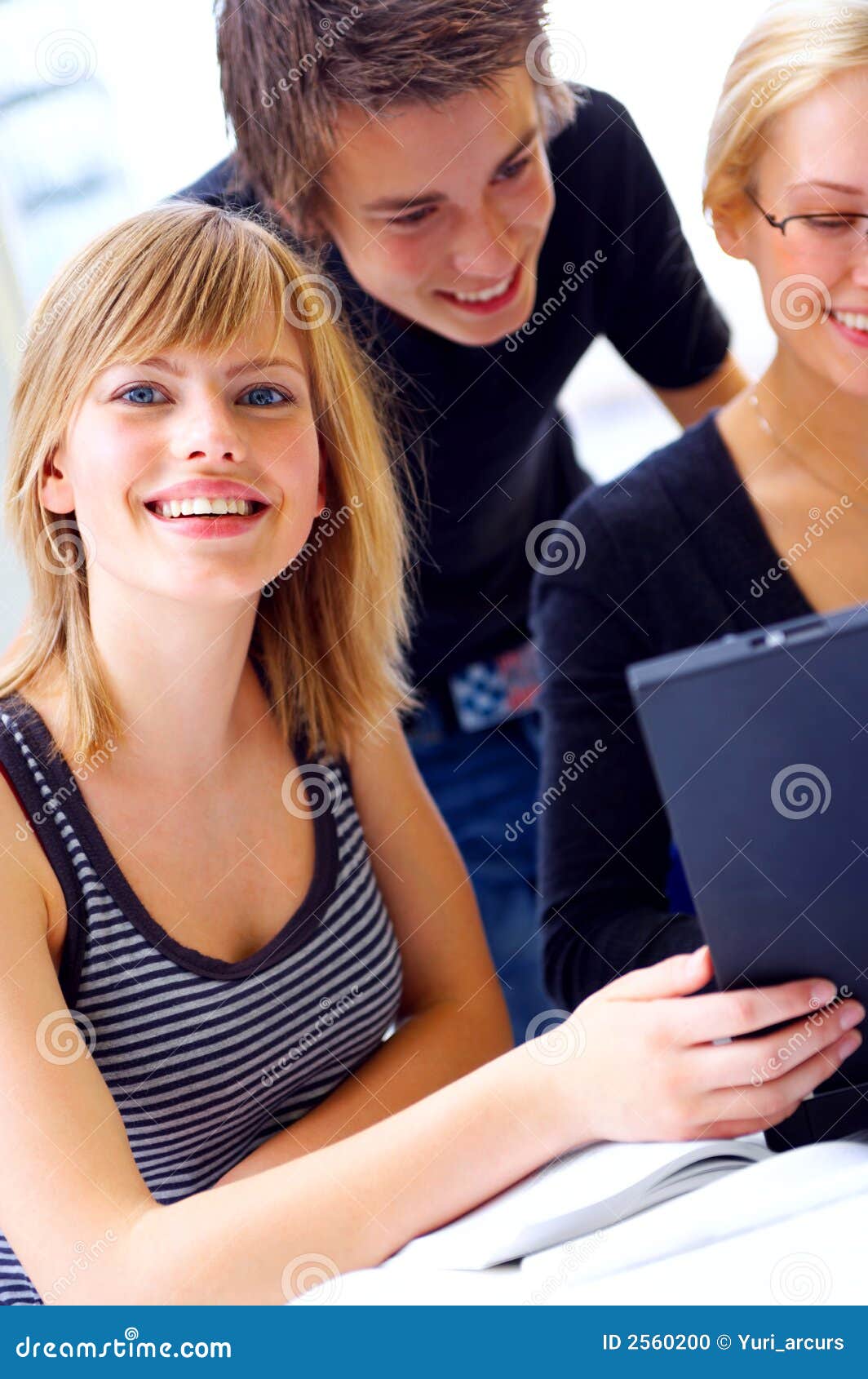 Portrait of a cute student stock photo. Image of office - 2560200
