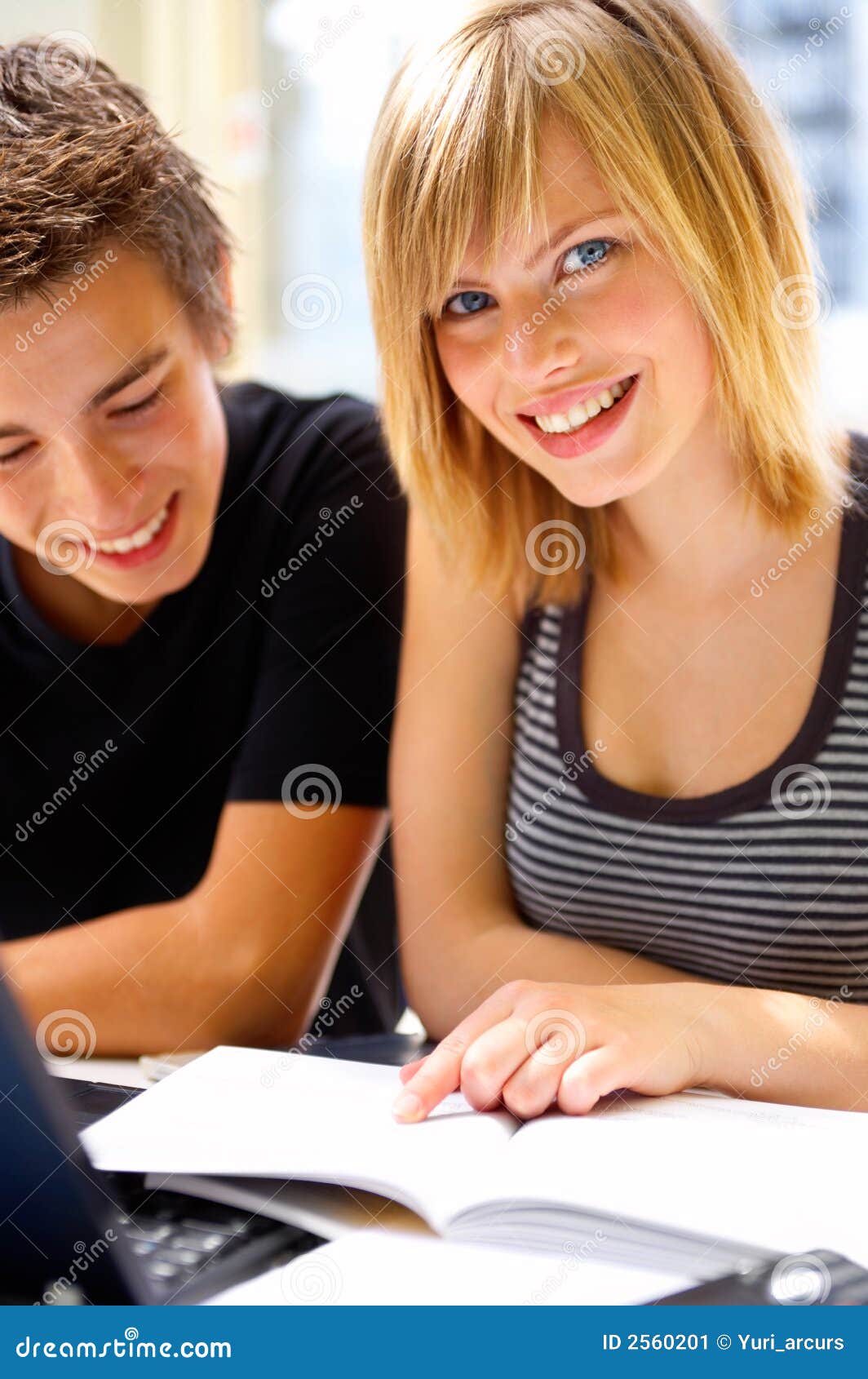 Portrait of a cute student stock image. Image of lifestyle - 2560201