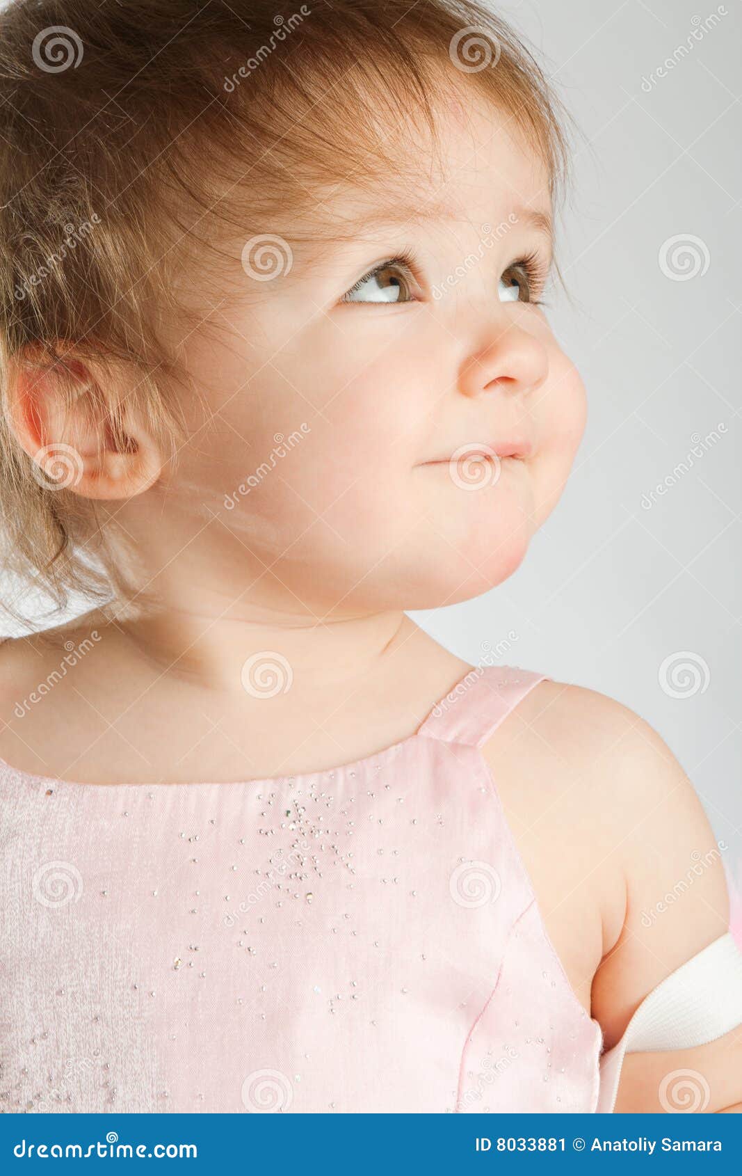 Portrait of a cute toddler stock image. Image of adorable - 8033881