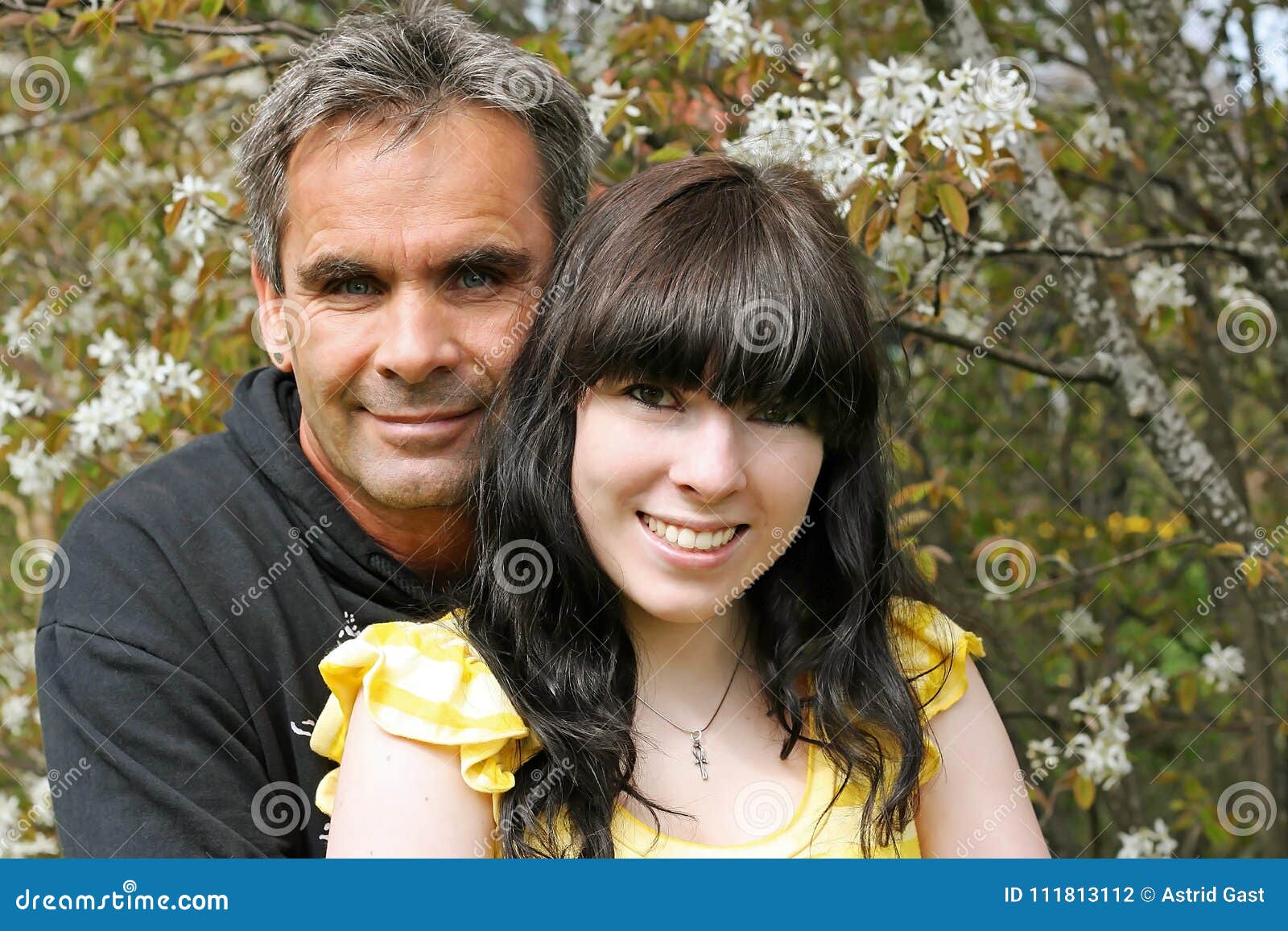 Portrait Dun Père Avec Sa Fille Photo Stock Image Du Gens Amour