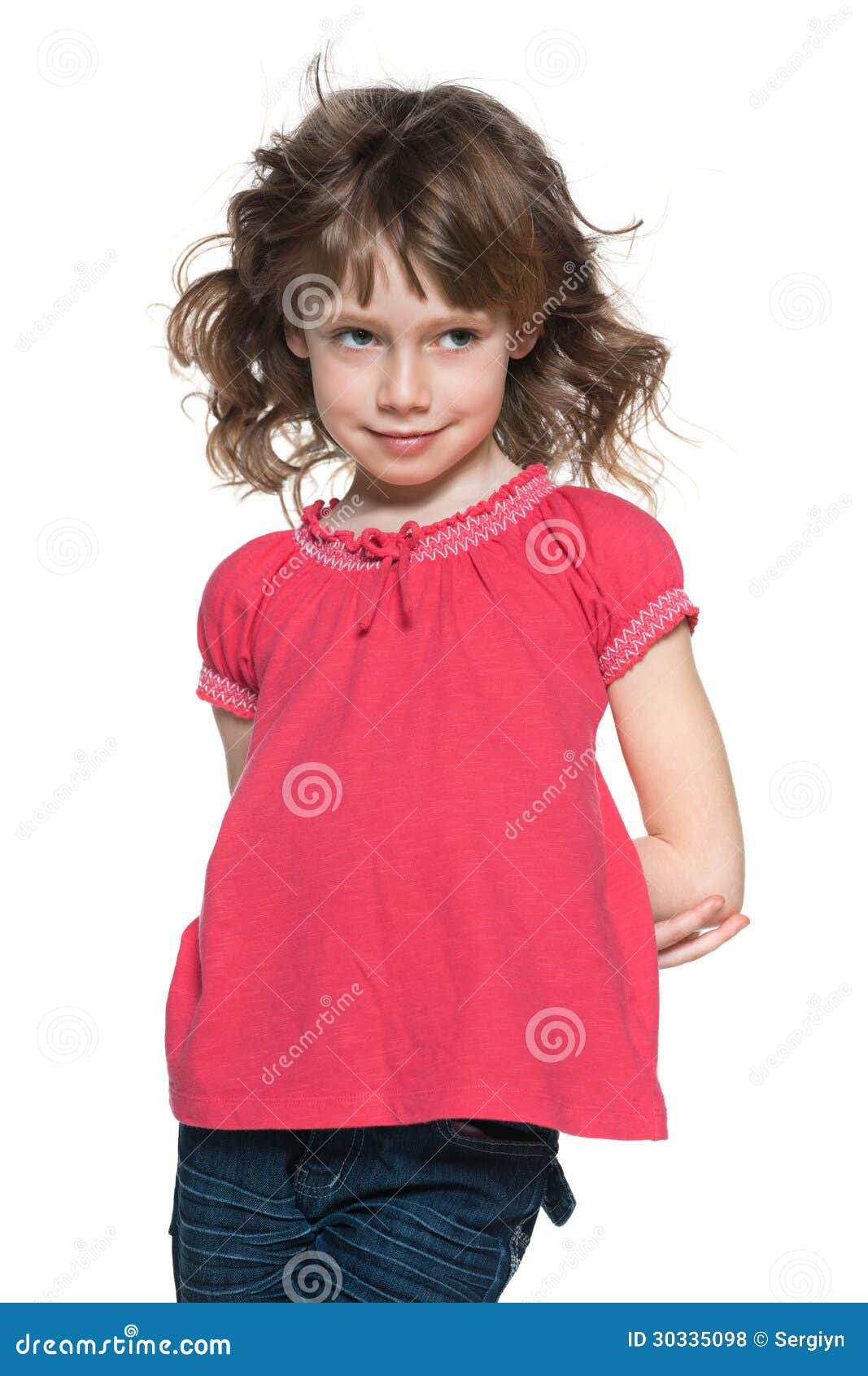 Portrait D'une Fille Rousse Photo stock - Image du fille, enfant: 30335098