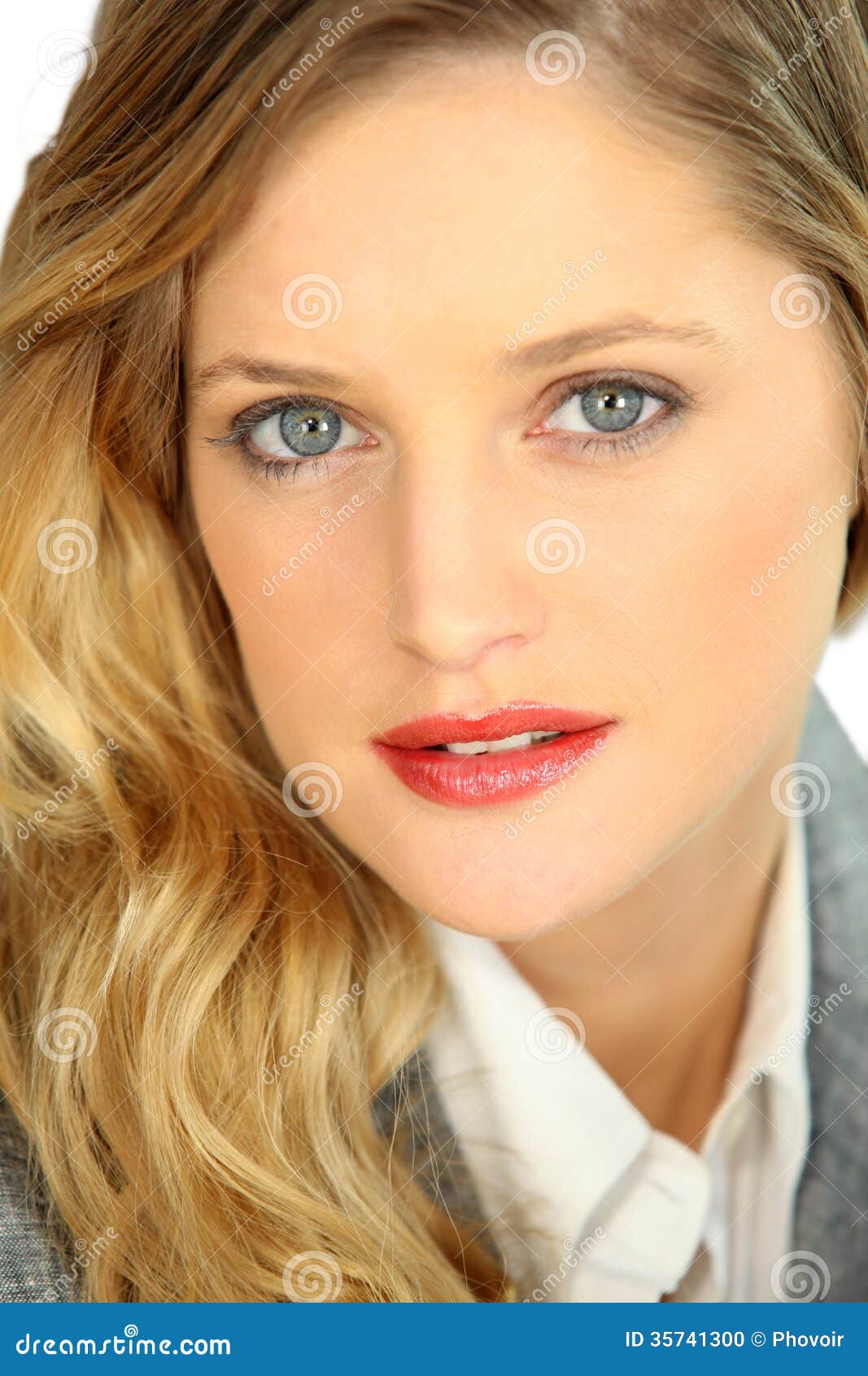 Portrait of dainty blonde stock photo. Image of feminine - 35741300