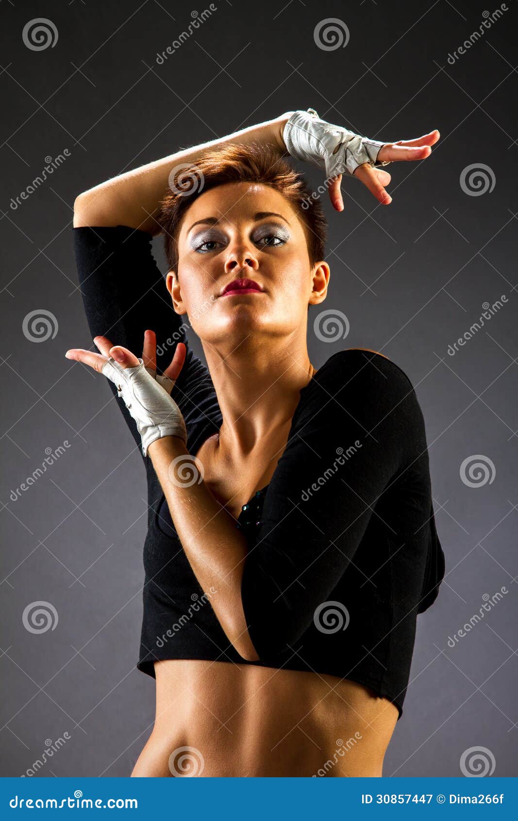 Portrait of a dancer stock image. Image of girls, adult - 30857447