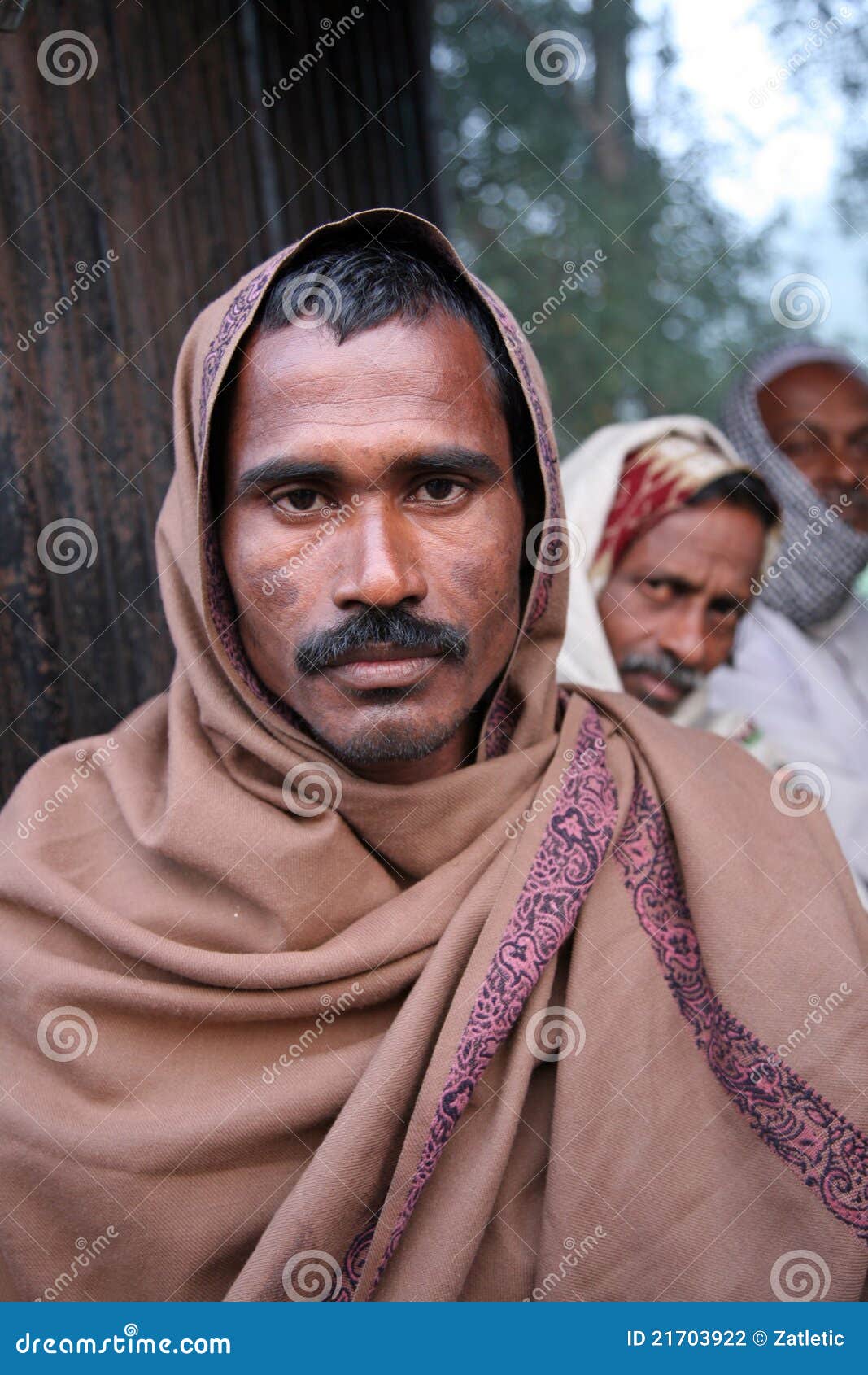 Portrait of a day laborer editorial photography. Image of mustache ...