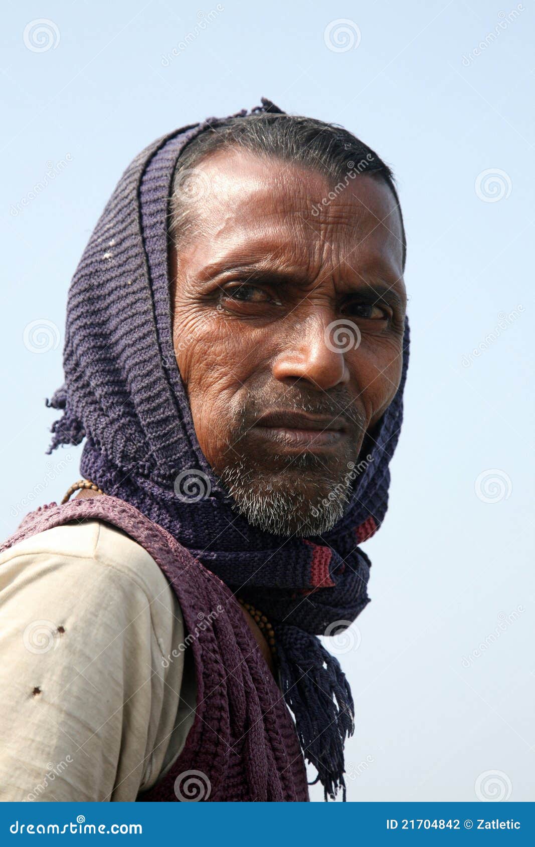 Portrait of a day laborer editorial photography. Image of asia - 21704842
