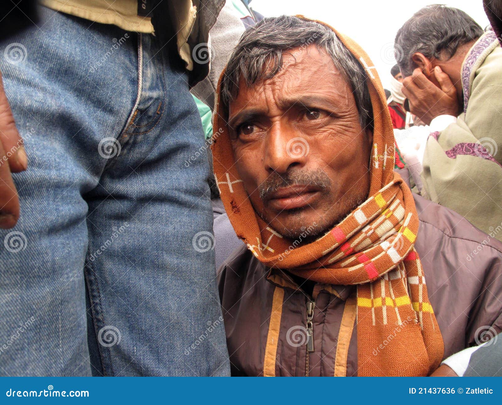 Portrait of a day labourer editorial photo. Image of asia - 21437636
