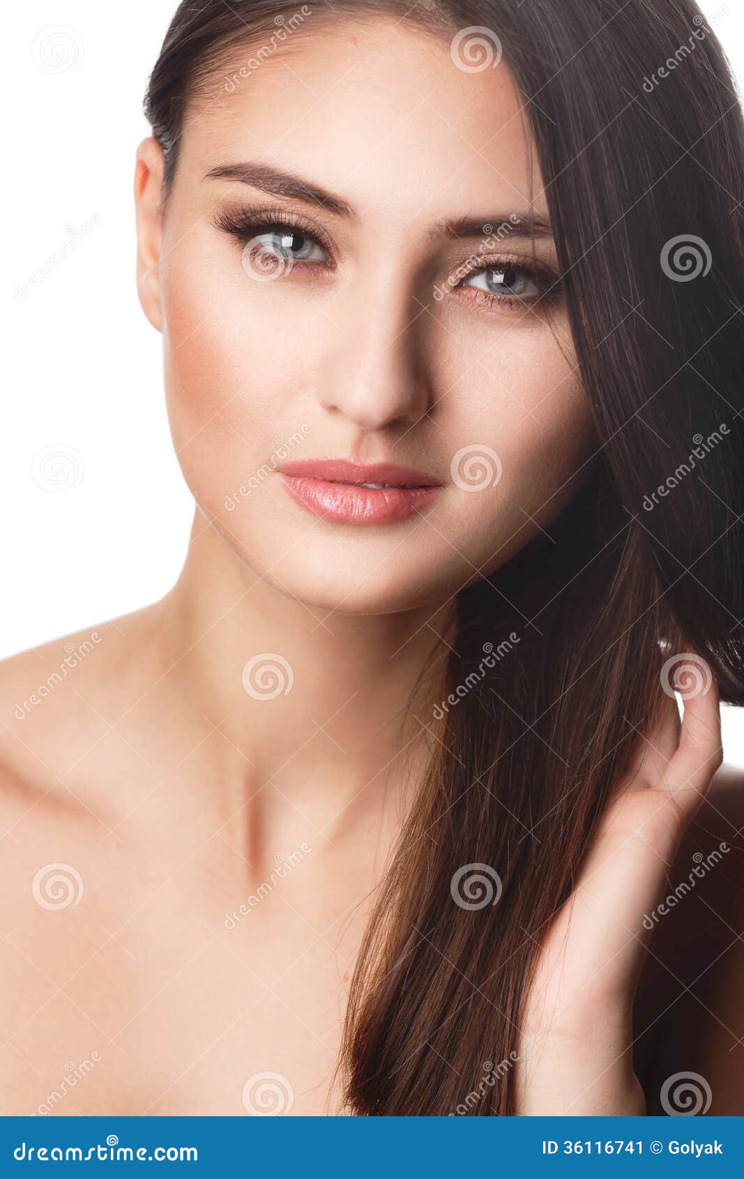Portrait De Femme De Beauté De Bel Apprécier Gai De Fille De L