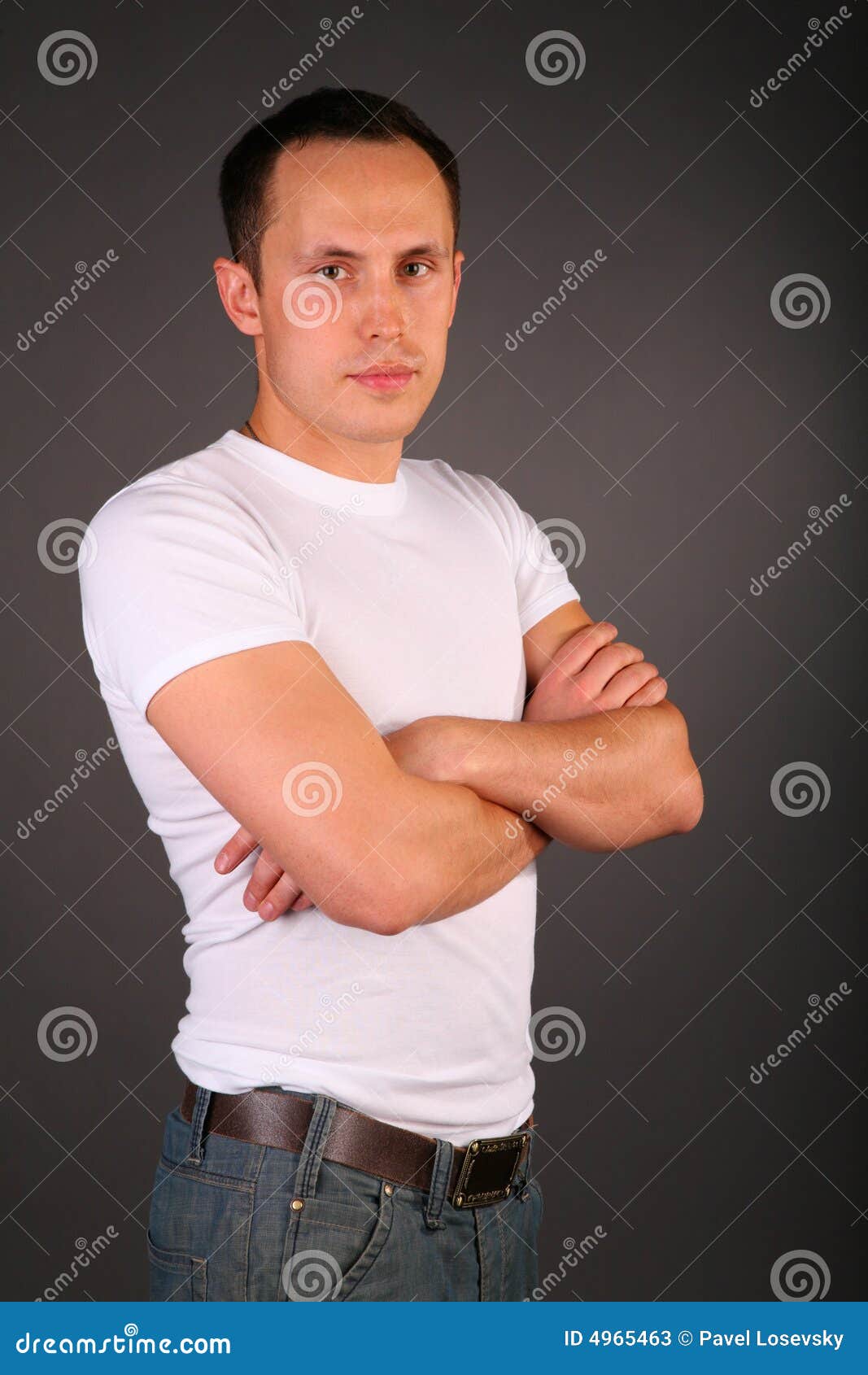 Portrait De Jeune Homme Image. Image: 4965463