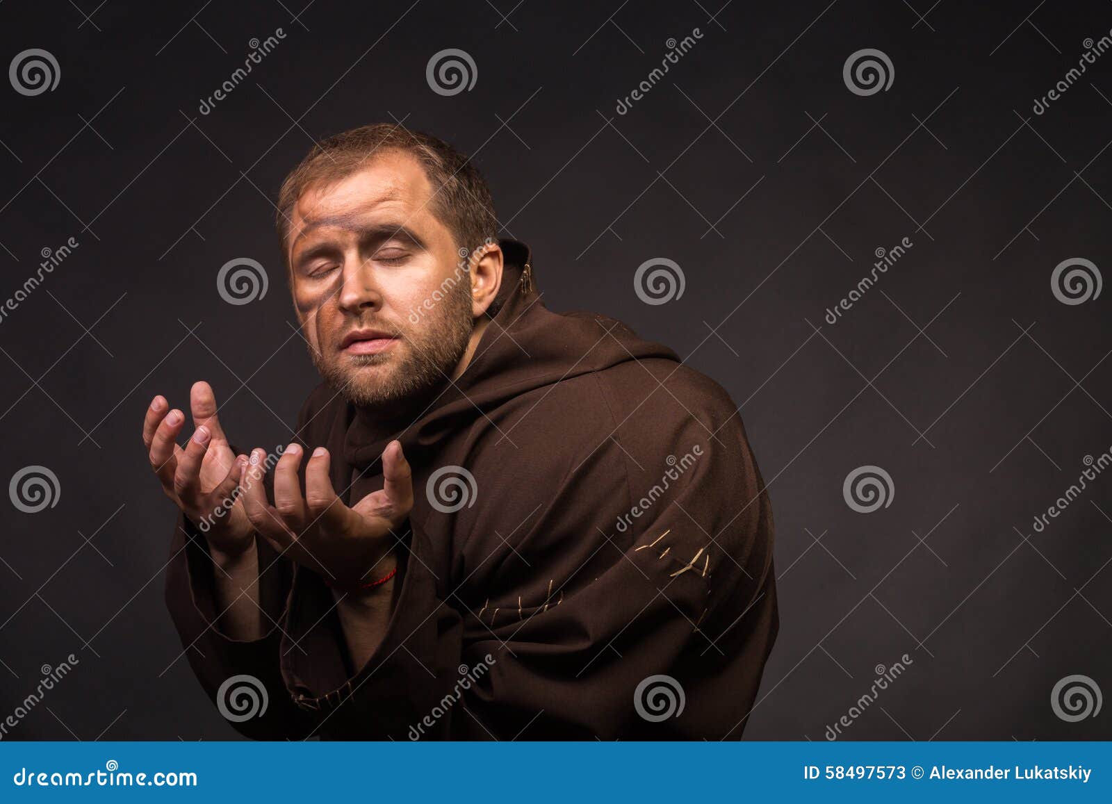 Portrait De L'acteur Sous Forme De Quasimodo Image stock - Image du ...