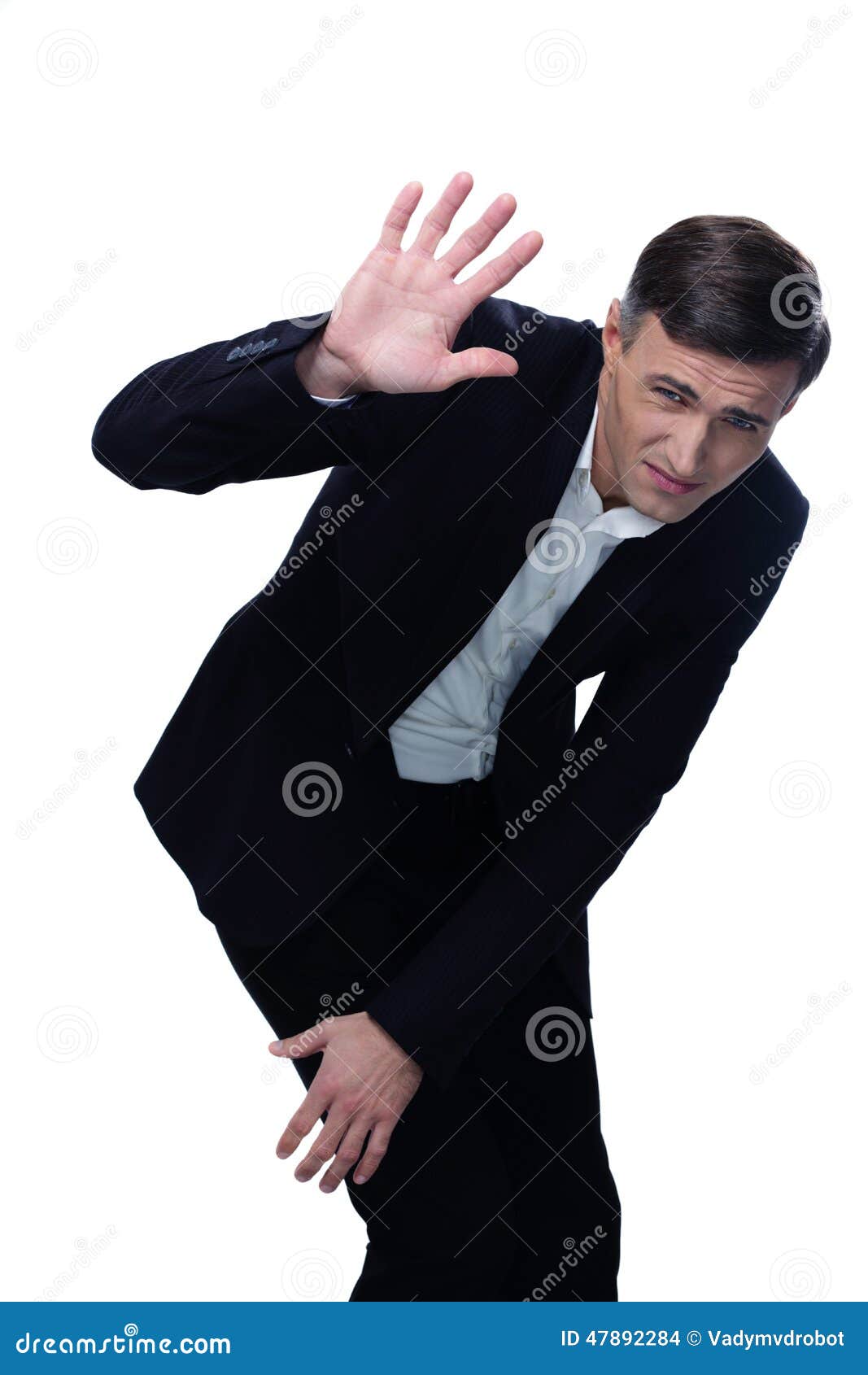 Portrait of a Defaulter Businessman Stock Photo - Image of leader, fear ...