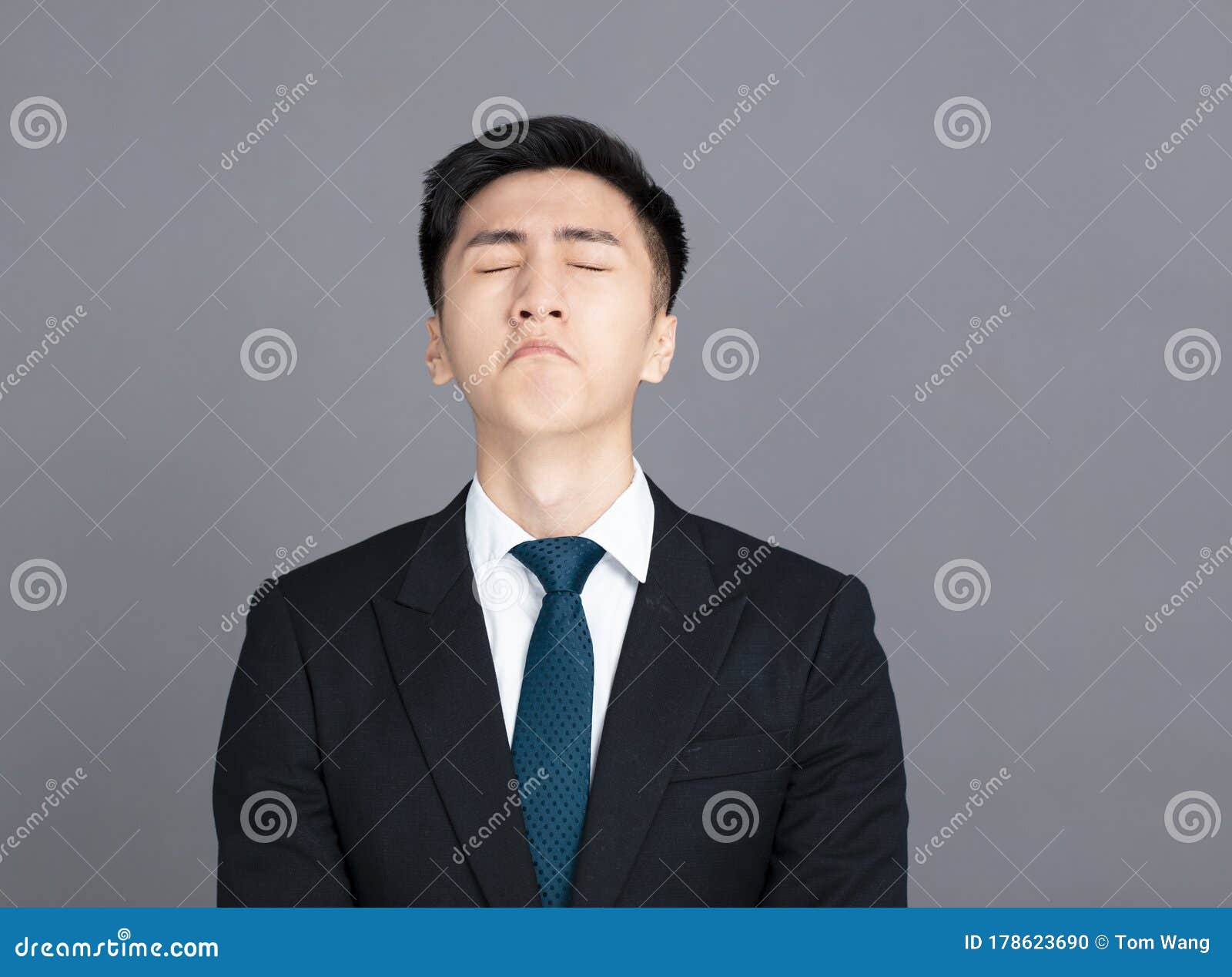 Portrait of Depressed and Sad Business Man Stock Photo - Image of ...
