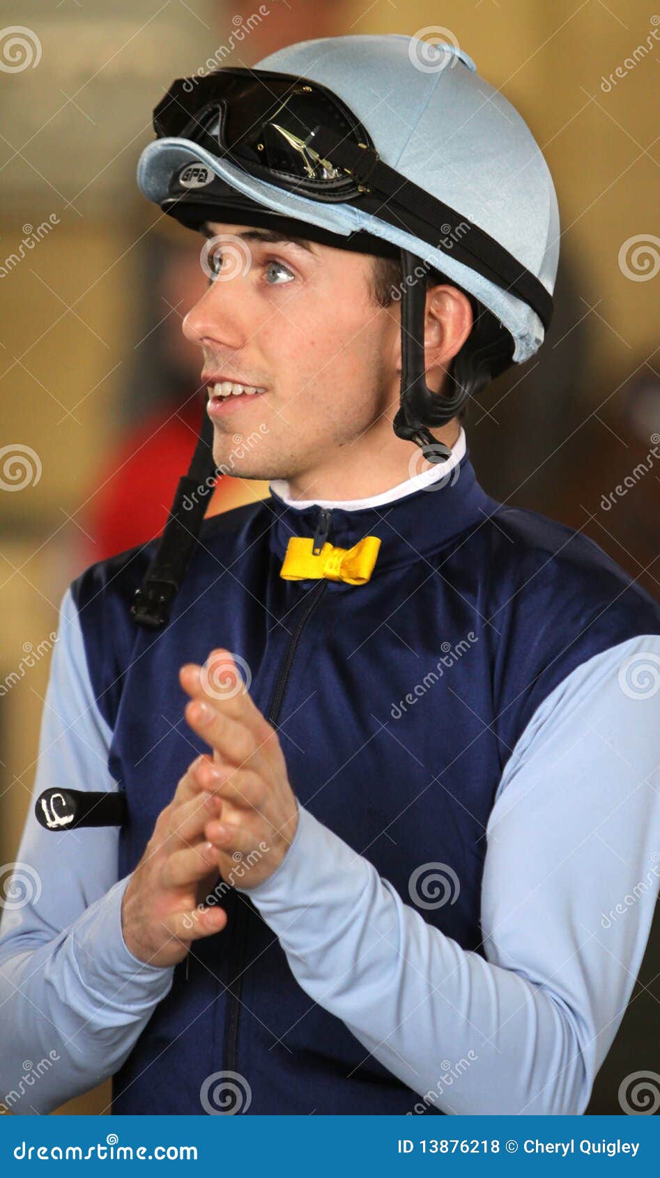 Portrait Des Jockeys Joe Talamo Redaktionelles Stockfoto - Bild von ...