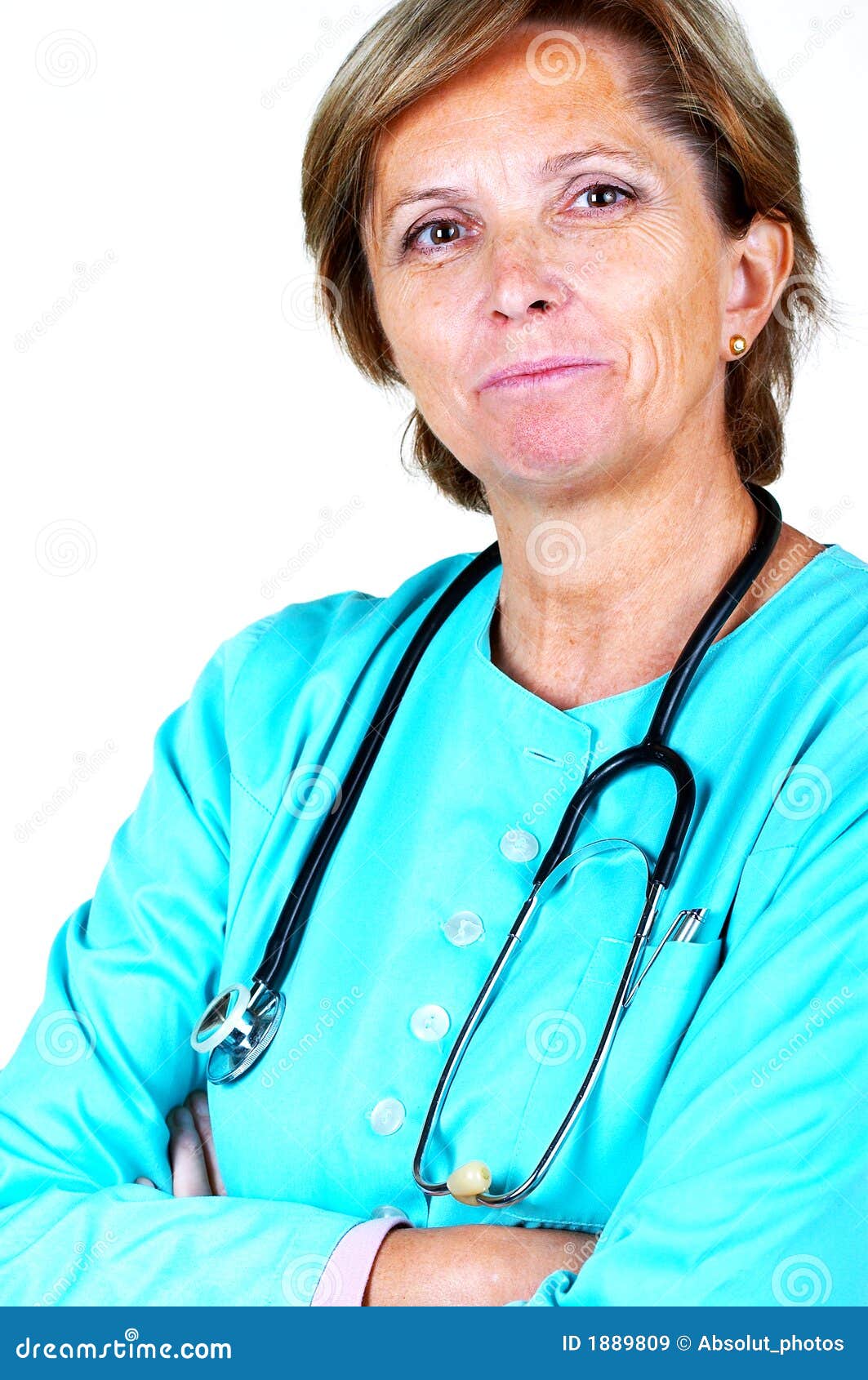 Portrait Des Weiblichen Doktors Stockbild - Bild von schauen, doktor ...