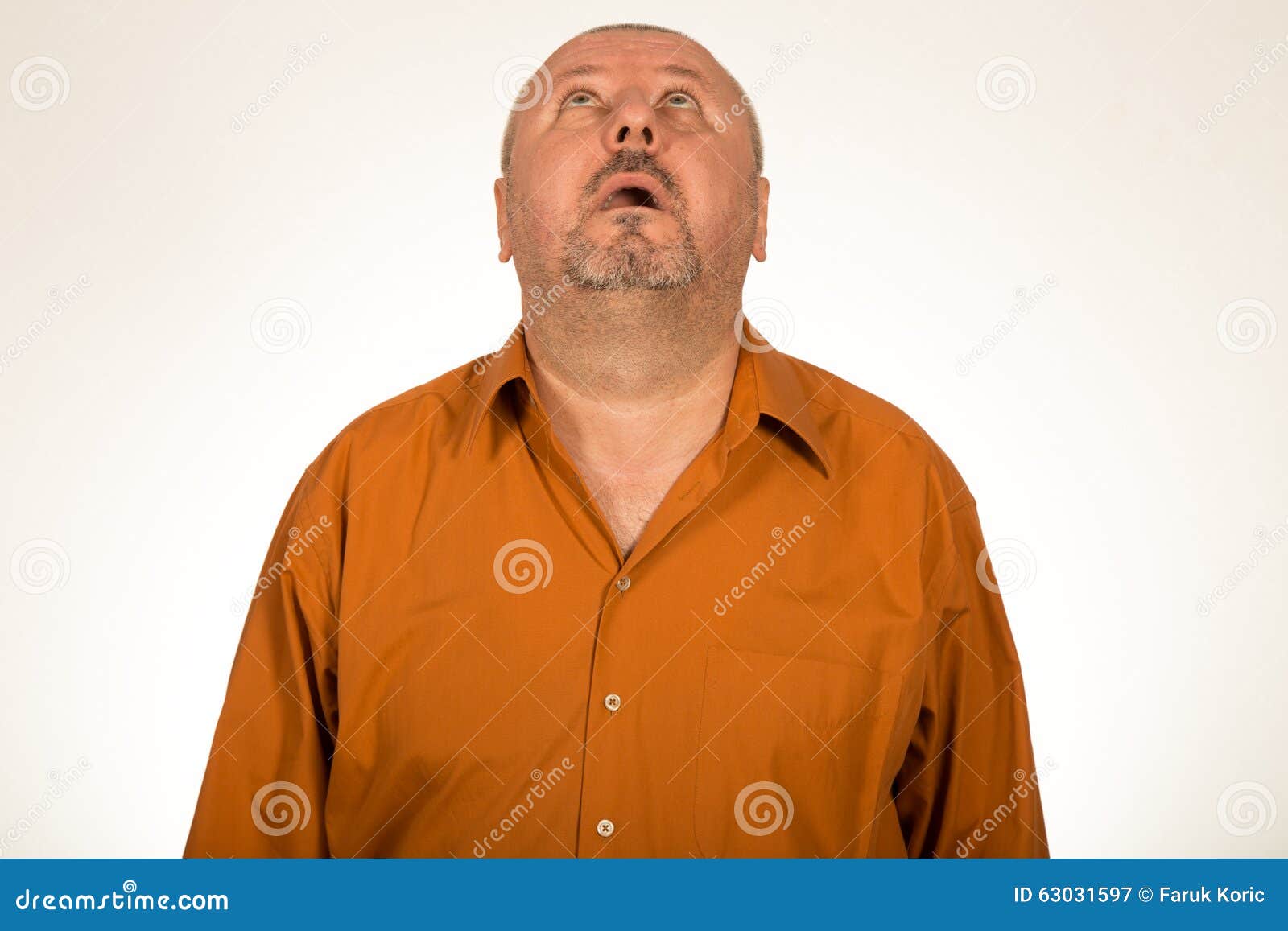 Portrait of a Desperate Man Stock Image - Image of caucasian, white ...