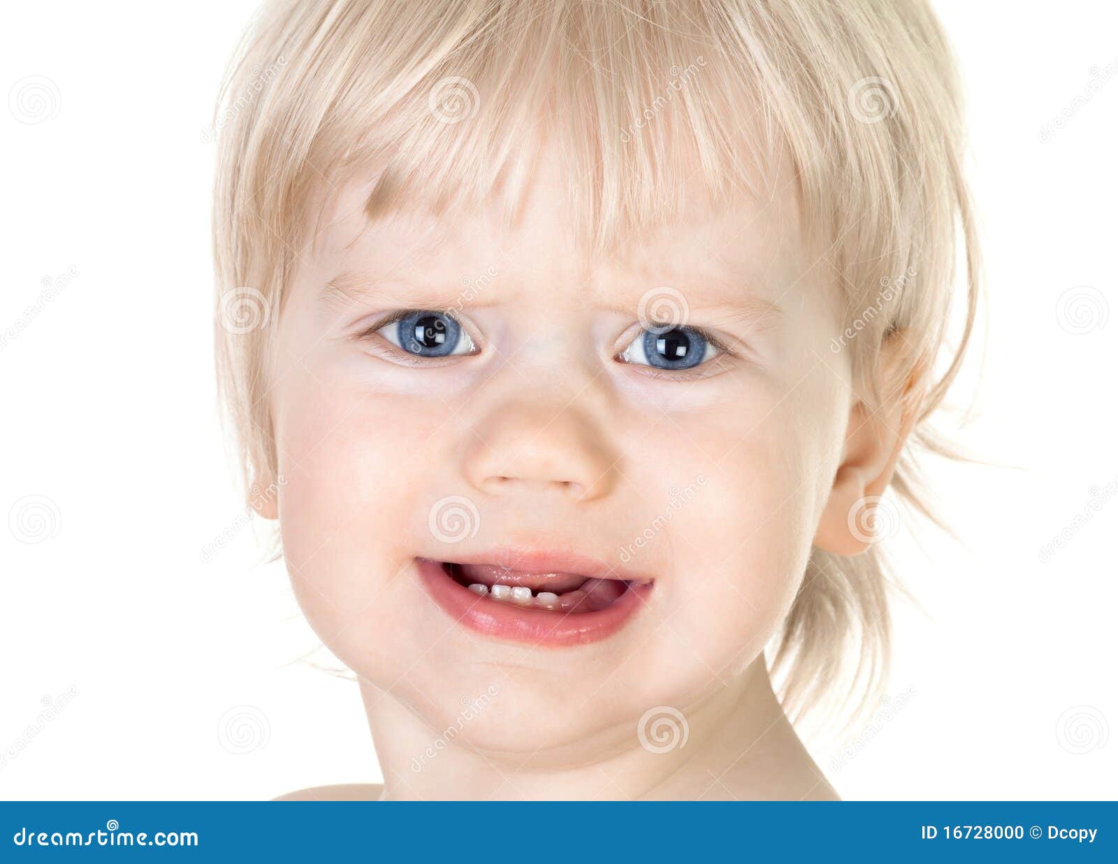 Portrait of Disaffected Baby Stock Photo - Image of illness, despair ...