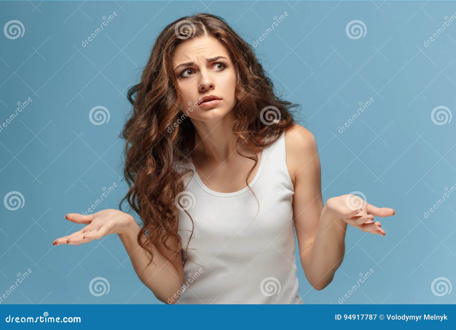 The Portrait of Disaffected Woman Stock Image - Image of grimace ...