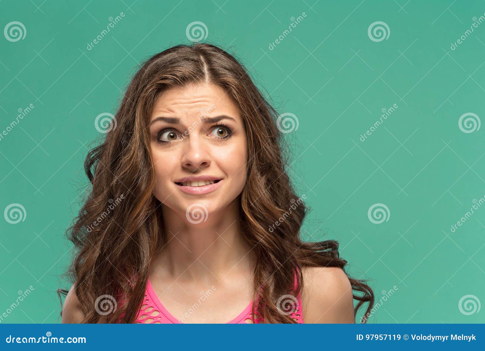 The Portrait of Disaffected Woman Stock Image - Image of business ...