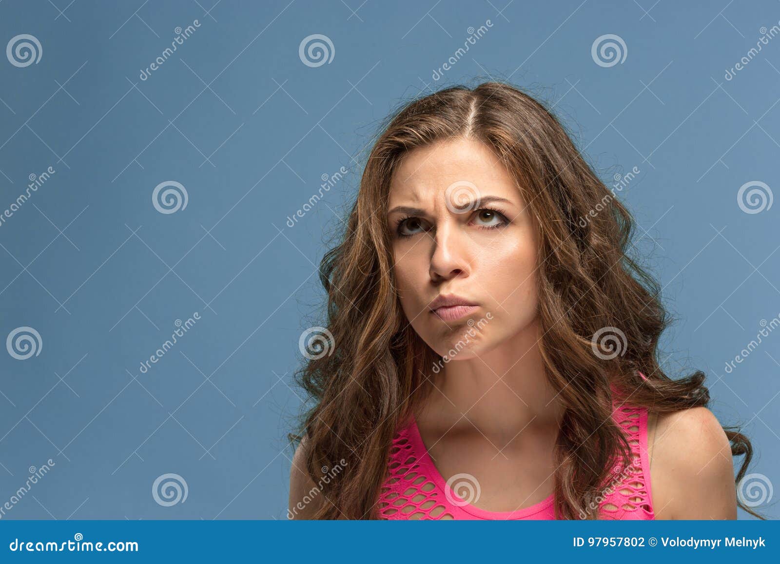 The Portrait of Disaffected Woman Stock Photo - Image of disgusted ...
