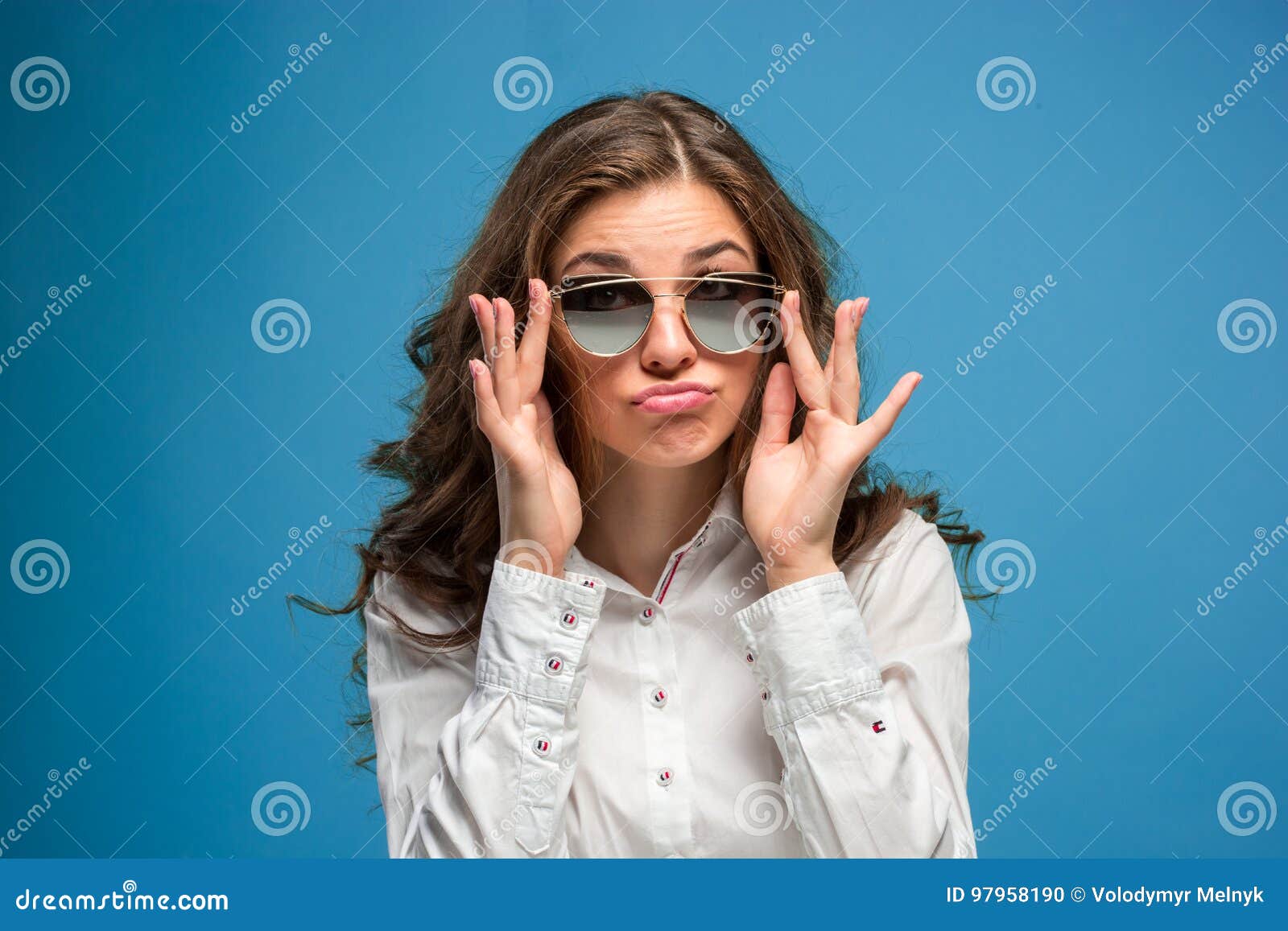 The Portrait of Disaffected Woman Stock Photo - Image of concept ...