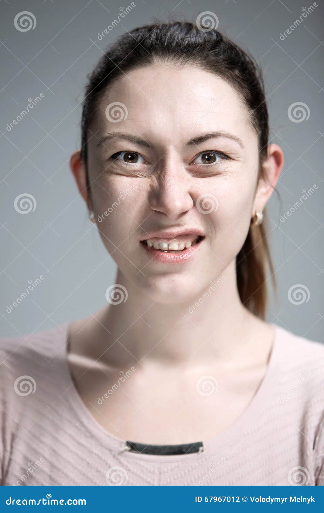 Portrait of Disgusted Woman Stock Photo - Image of businesswoman ...