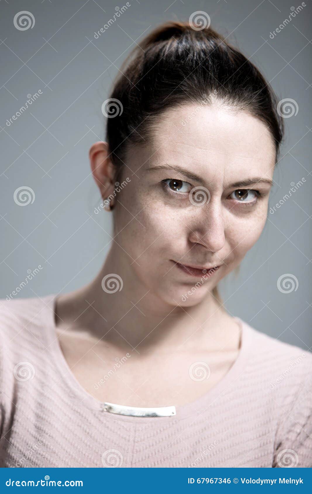 Portrait of Disgusted Woman Stock Photo - Image of angry, fearful: 67967346