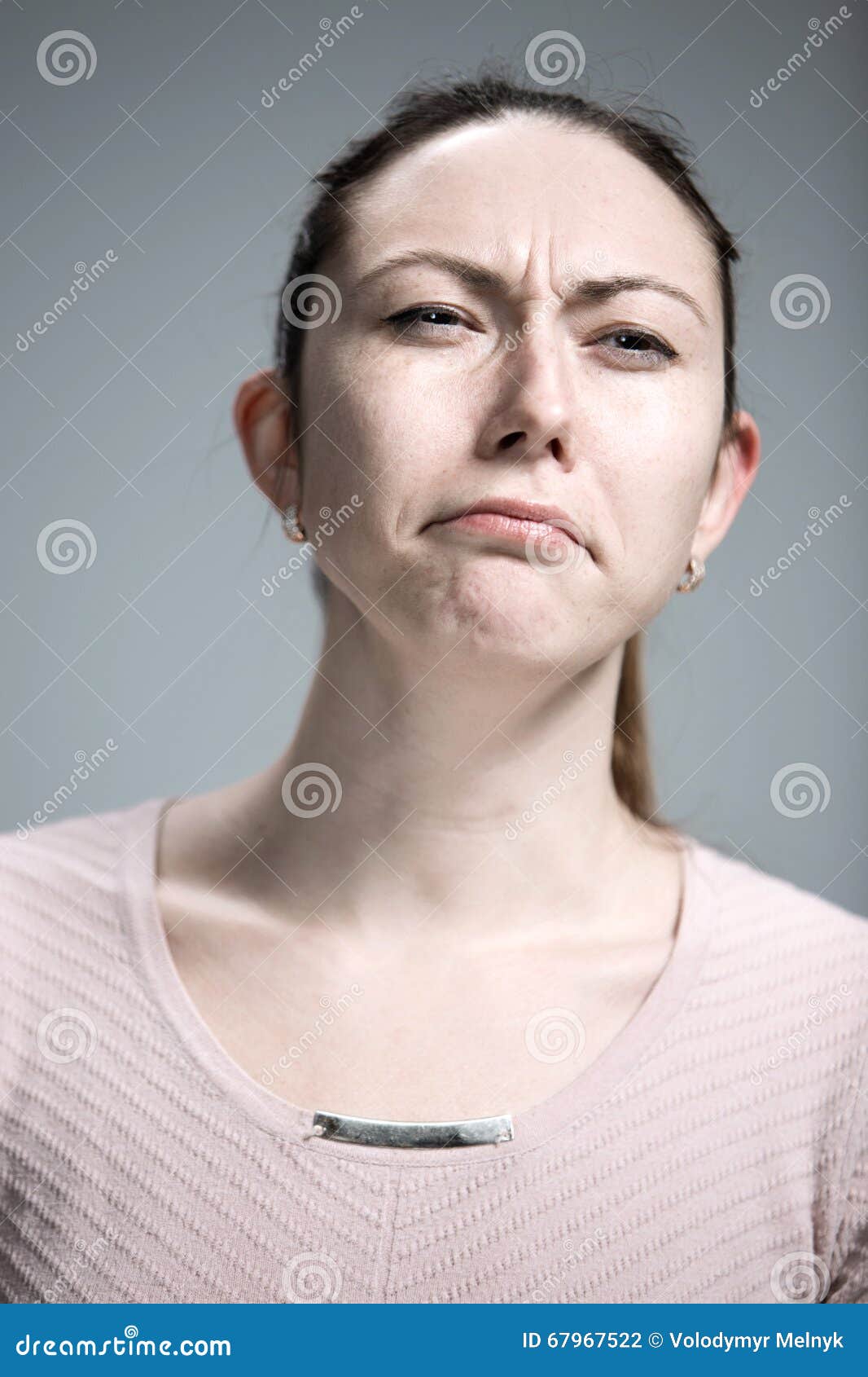 Portrait of Disgusted Woman Stock Photo - Image of contempt, business ...