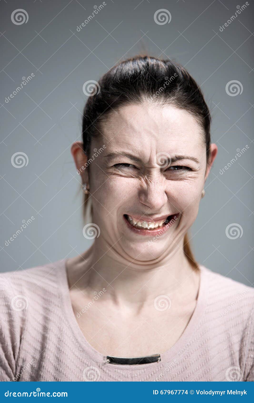 Portrait of Disgusted Woman Stock Photo - Image of disgusting, fearful ...
