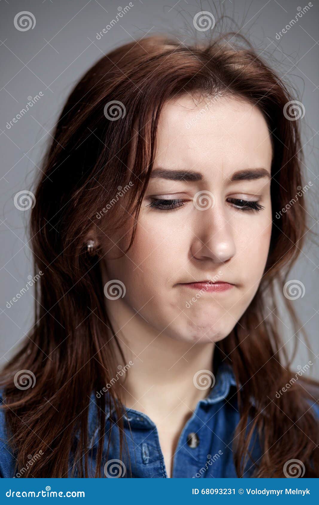 Portrait of Disgusted Woman Stock Image - Image of attractive, grimace ...