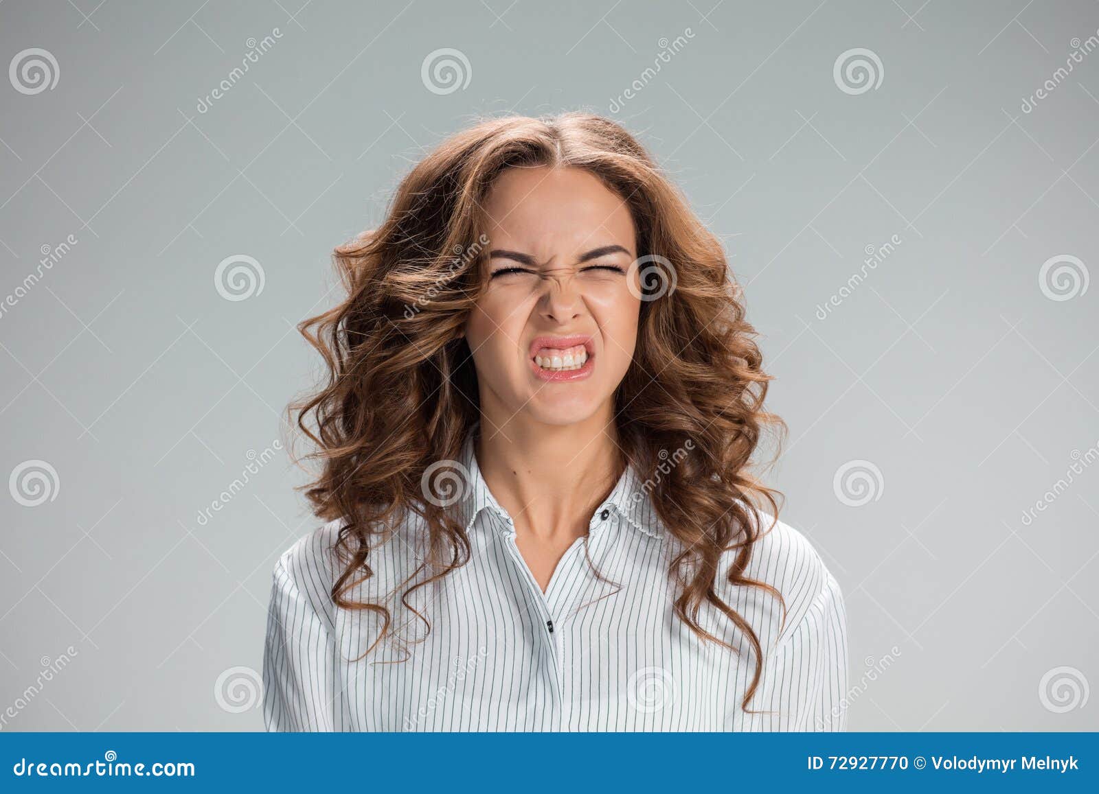 Portrait Disgusted Angry Man With Stop Hand Gesture Stock Photo ...