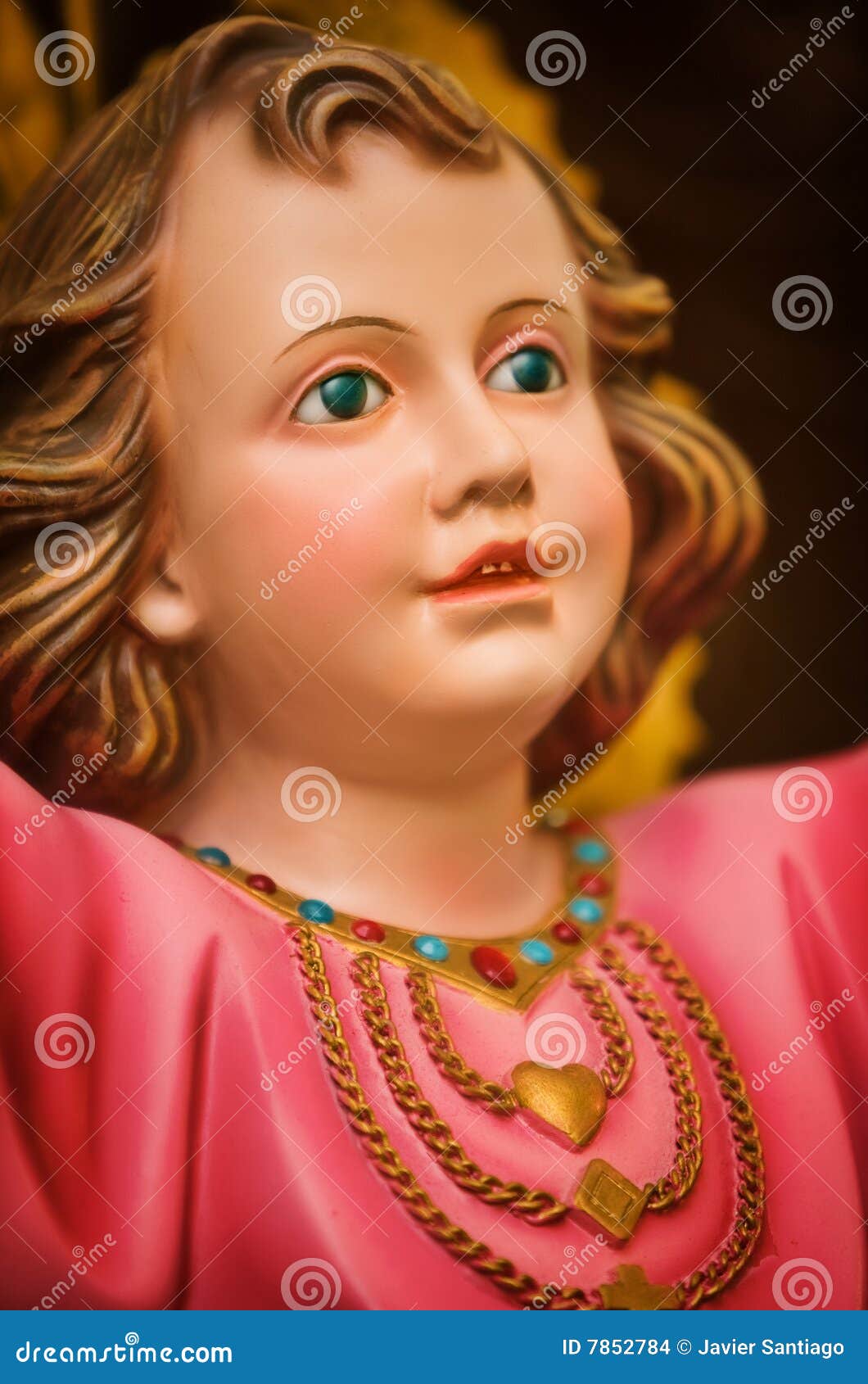 Portrait of divine child stock photo. Image of face, white - 7852784