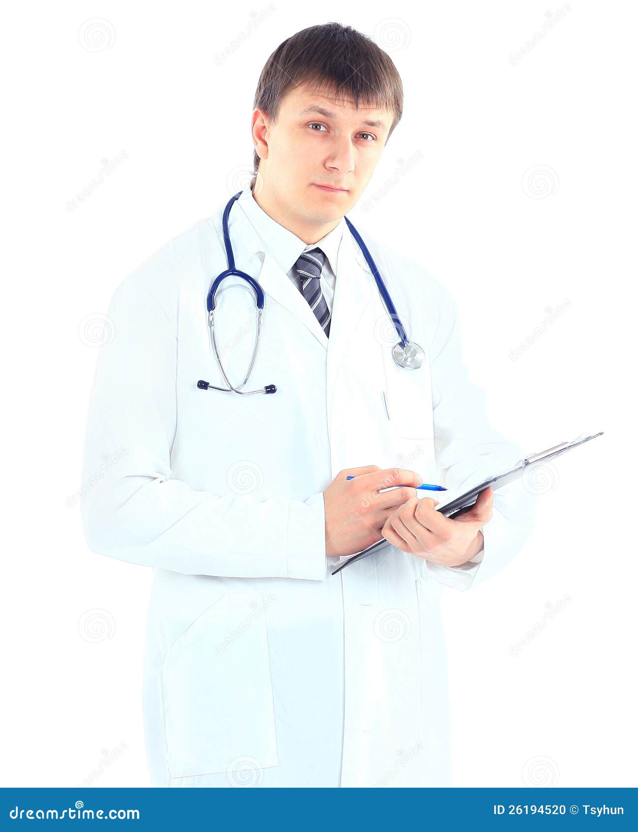 Portrait of doctor stock photo. Image of clinic, office - 26194520