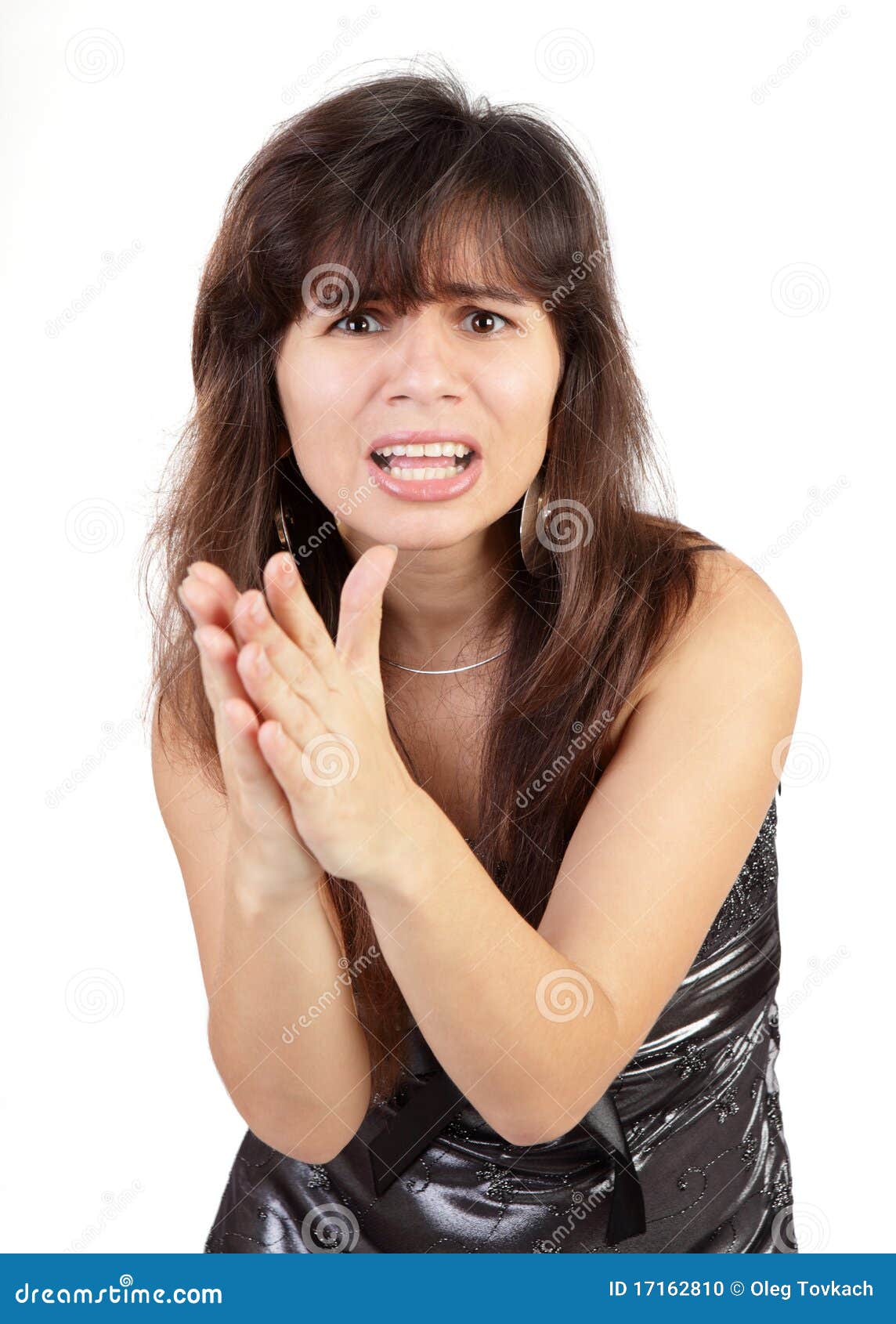 Portrait of a Doubtful Young Woman Stock Photo - Image of doubtful ...