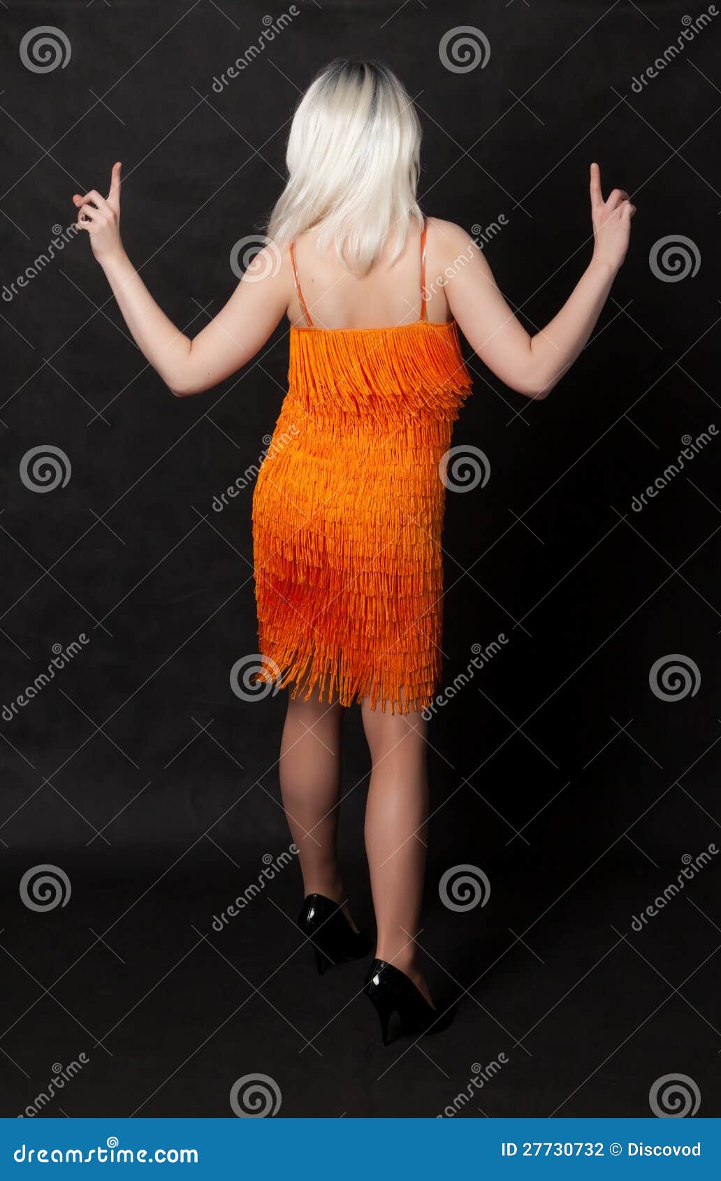 Portrait of Drag Queen. View from the Back Stock Photo - Image of ...