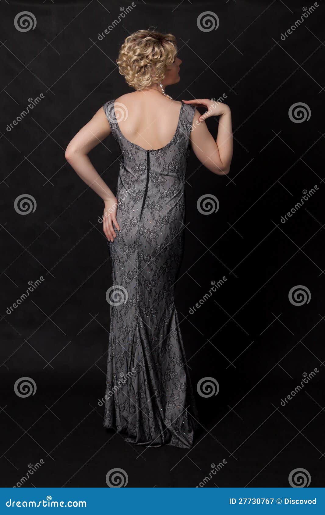 Portrait of Drag Queen. View from the Back Stock Image - Image of ...