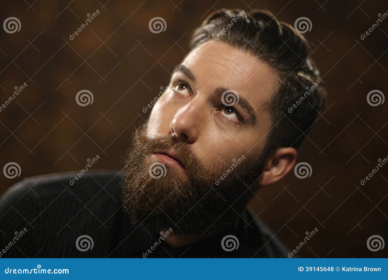 Portrait of a Dramatic Expressive Man Stock Photo - Image of casual ...