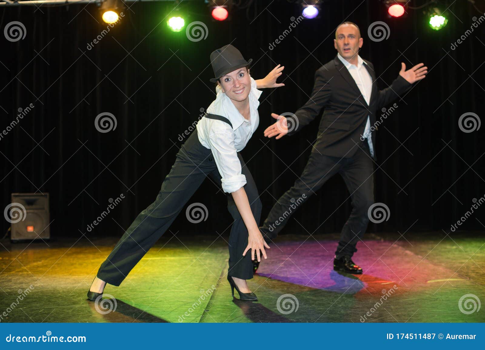 Portrait duo dancer stock image. Image of program, audition - 174511487