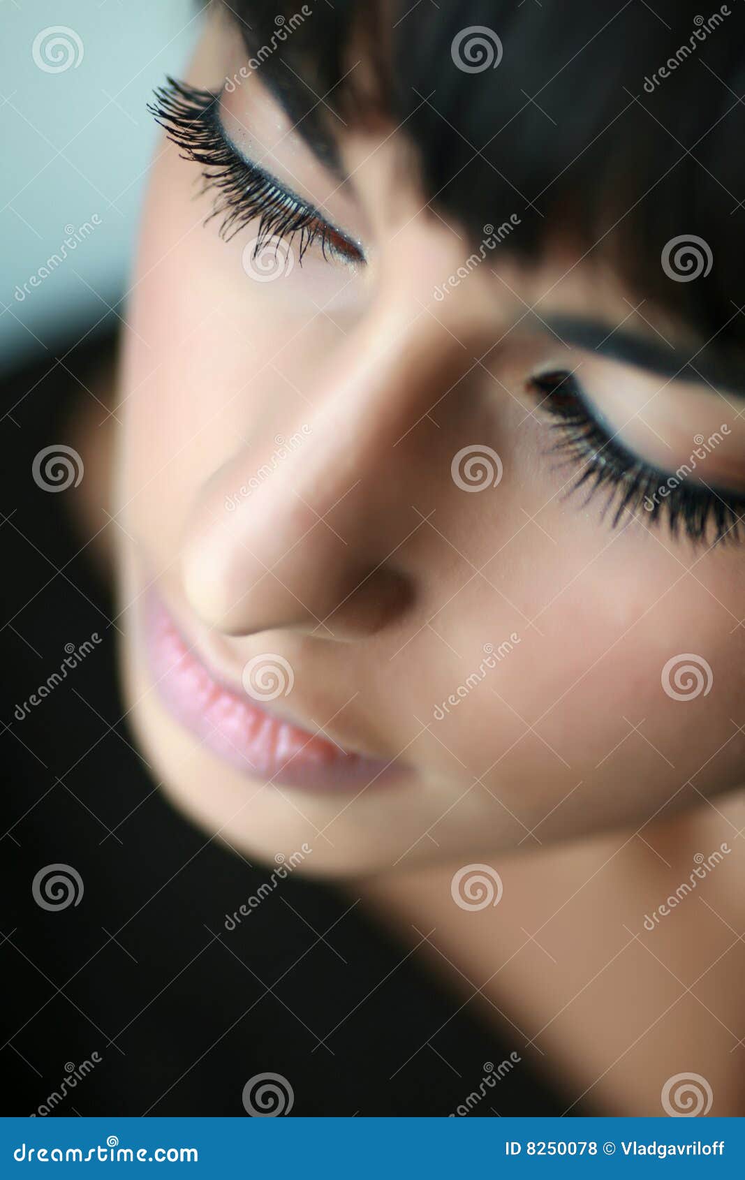 Portrait of east girl. stock photo. Image of ethnicity - 8250078