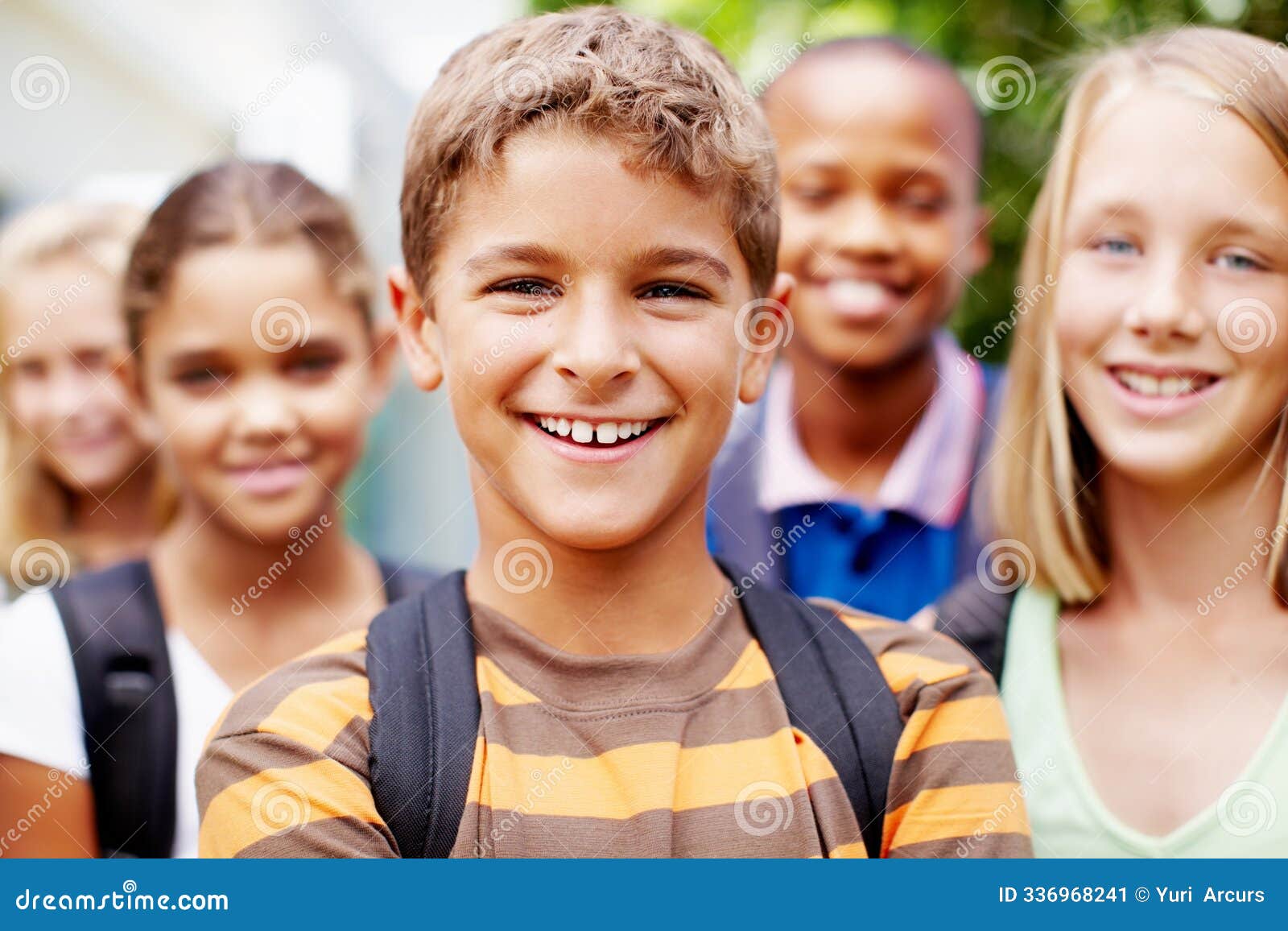 Portrait, Education and Kids with Boy at School for Learning, Growth ...