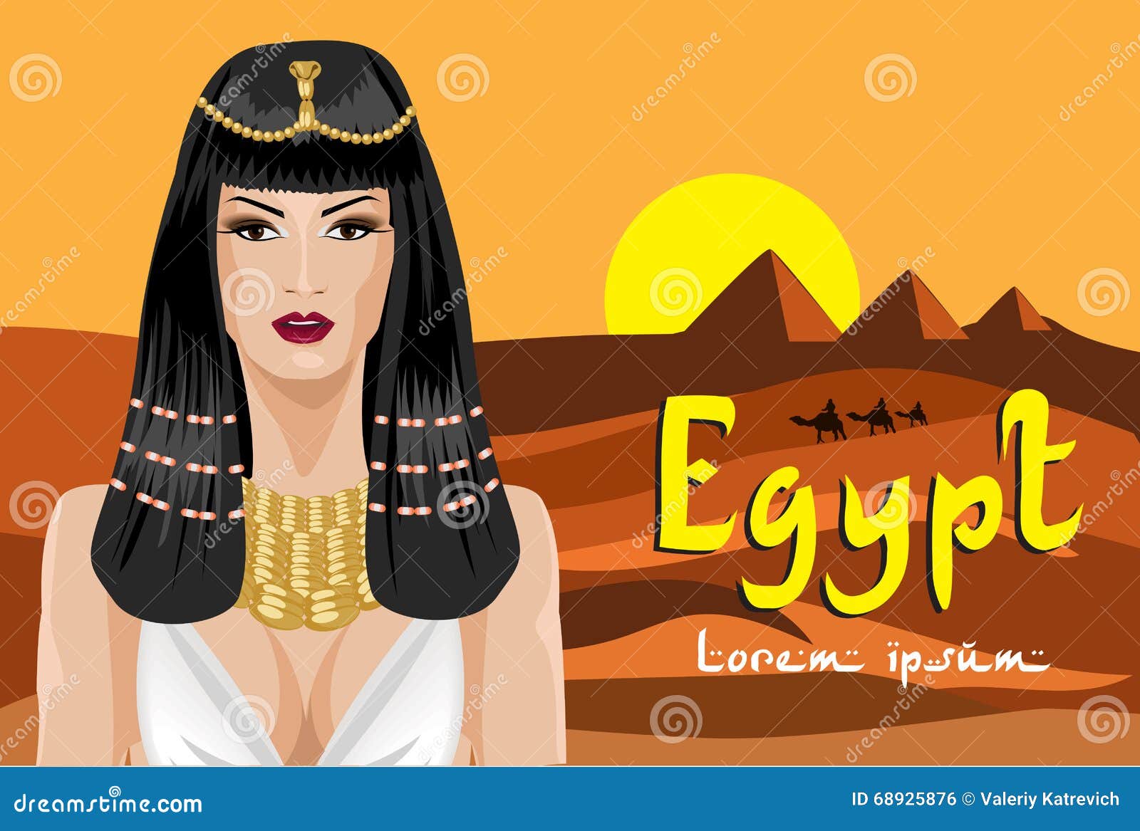 A Woman In A Desert With Horns And Horns Mysterious Horned Female ...