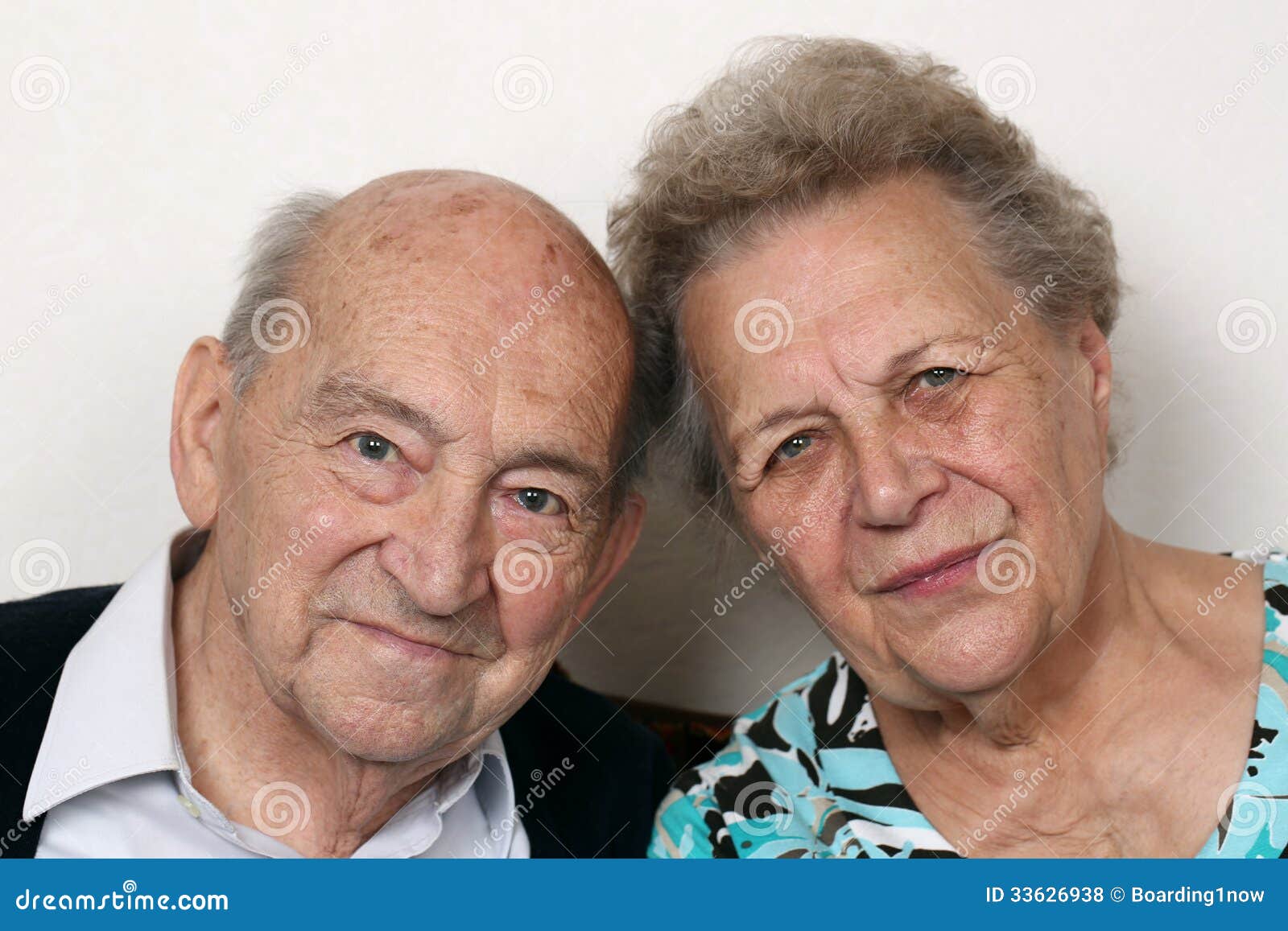 Portrait of Elder Senior Couple Stock Photo - Image of grandma ...