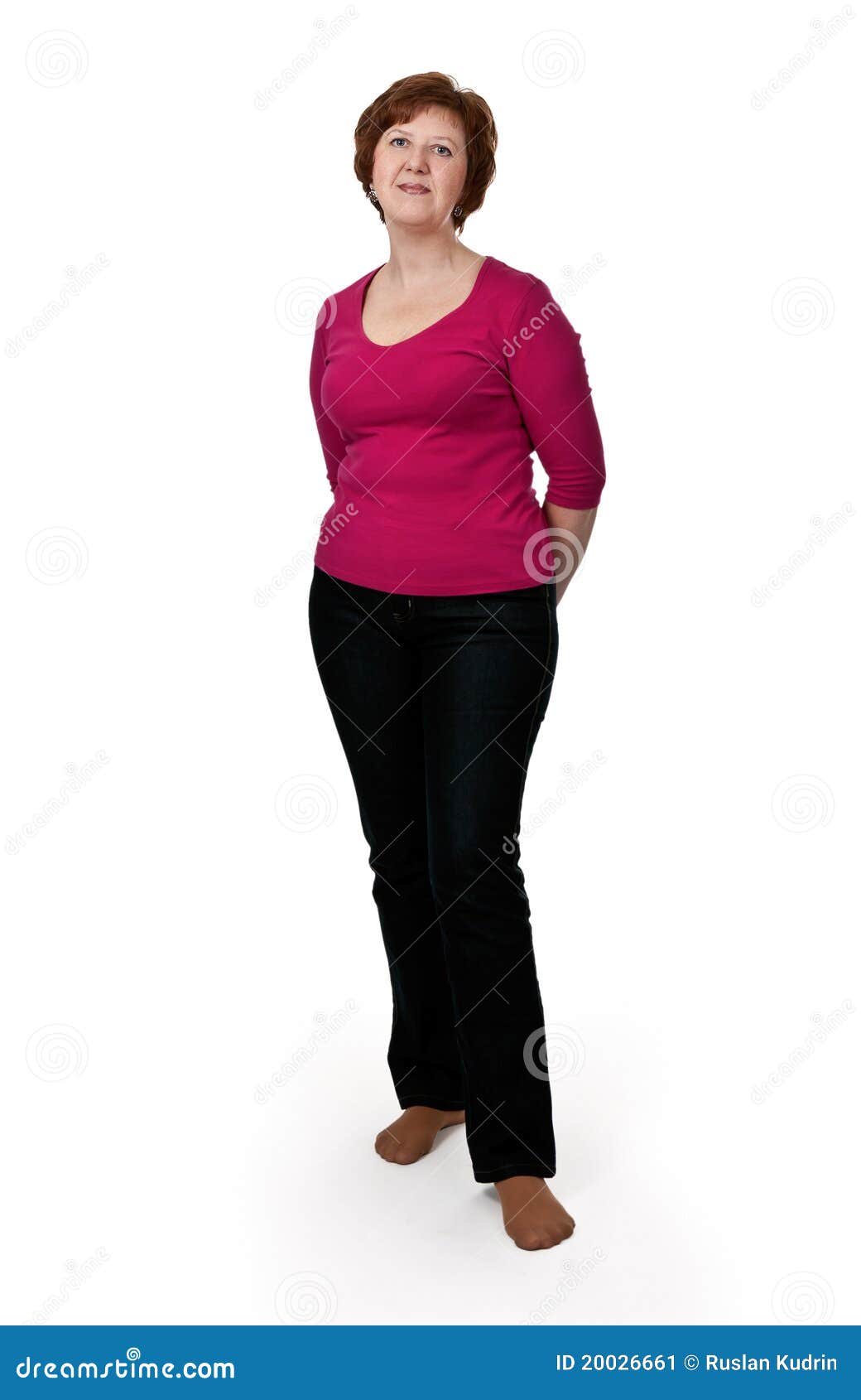 Portrait of an Elderly Lady in a Red Dress Stock Image - Image of lady ...