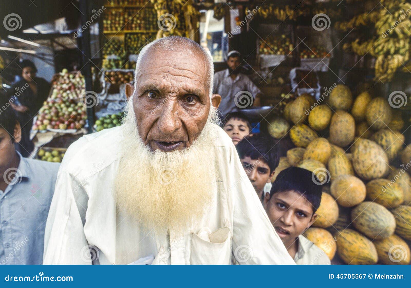 Portrait of an Elderly Man in Pakistan Editorial Photography - Image of ...