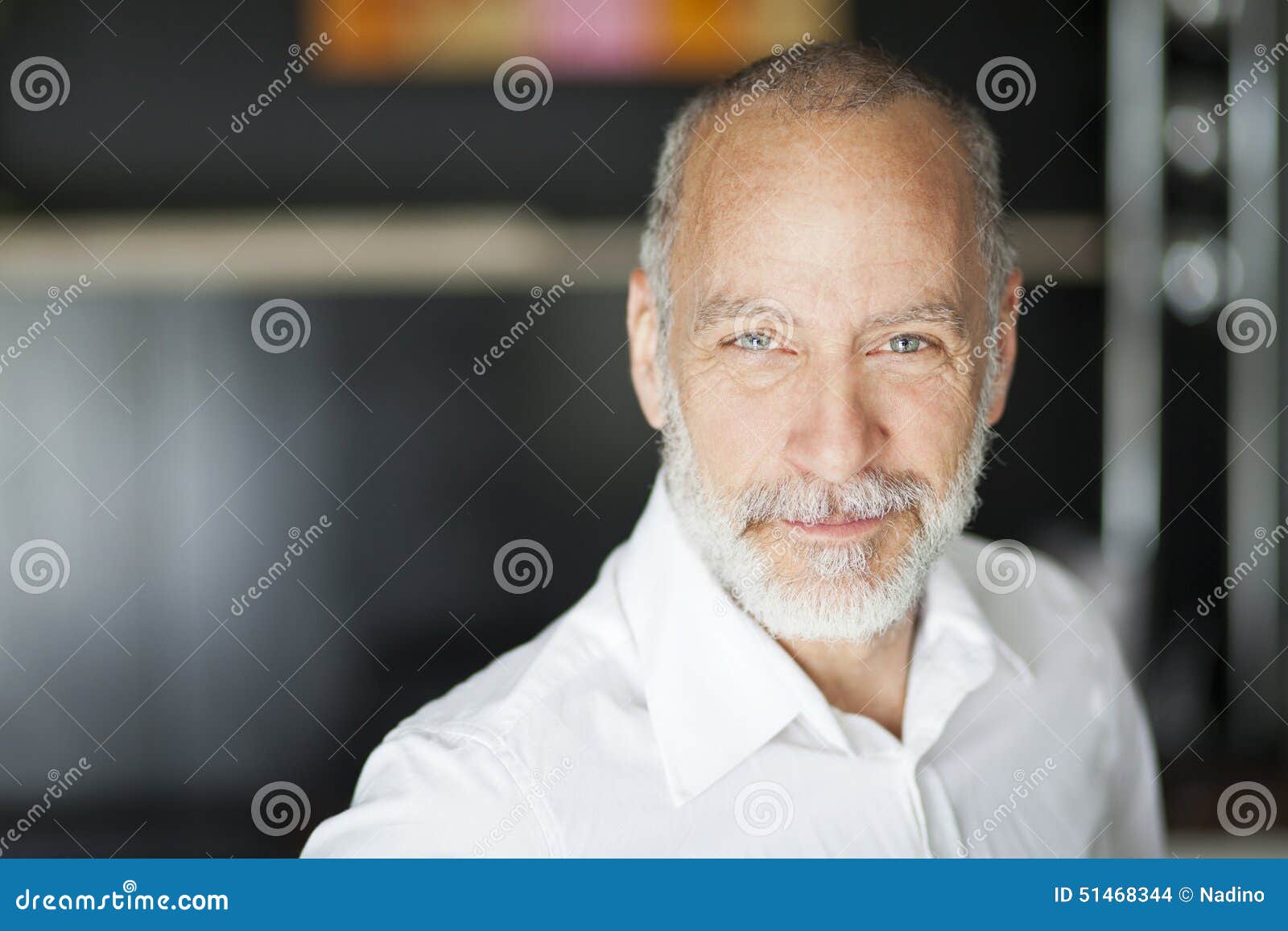 Portrait of a Elderly Man Smiling Stock Photo - Image of expression ...
