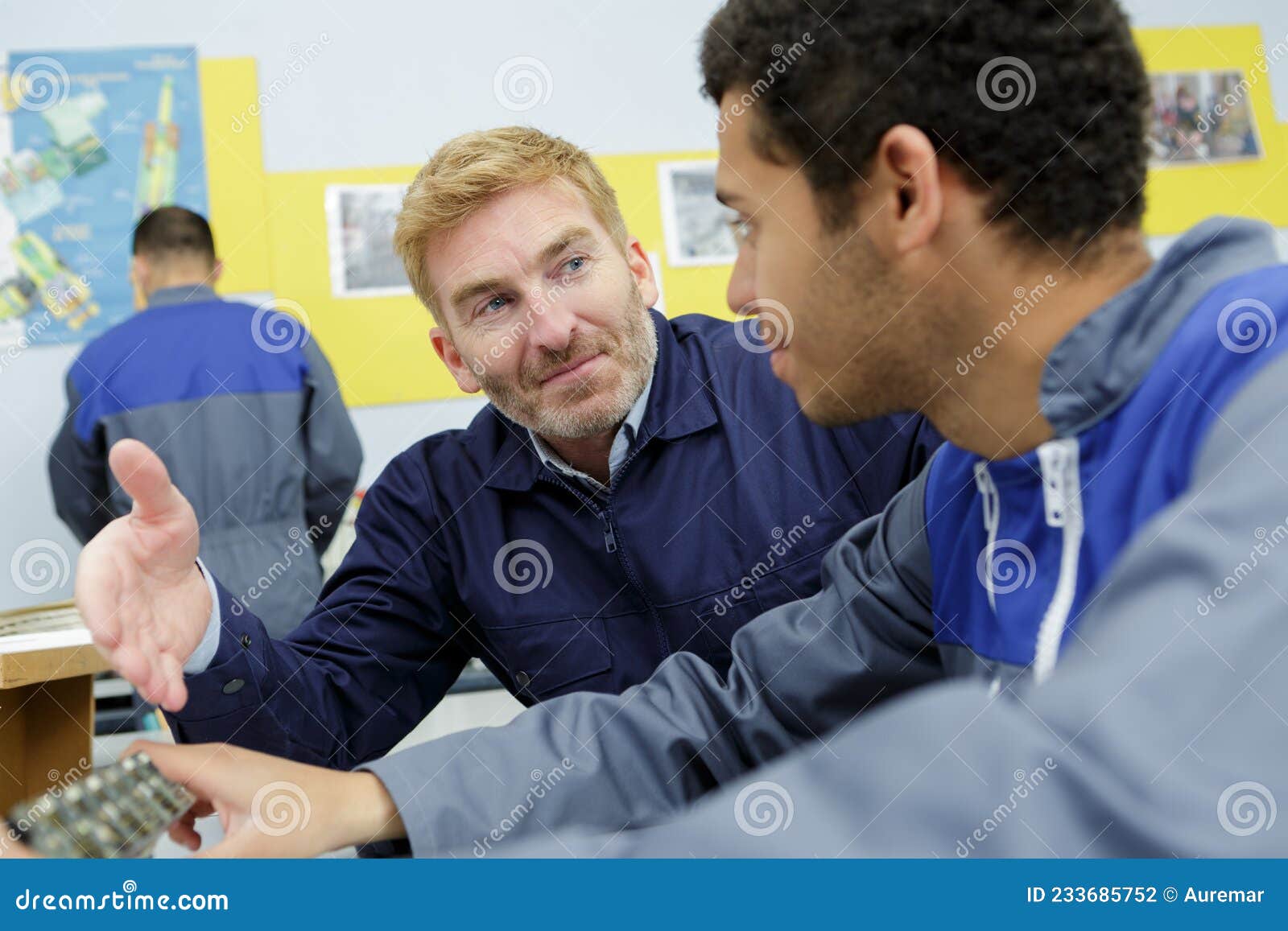 Portrait Electronic Student in Class Stock Photo - Image of tool, staff ...