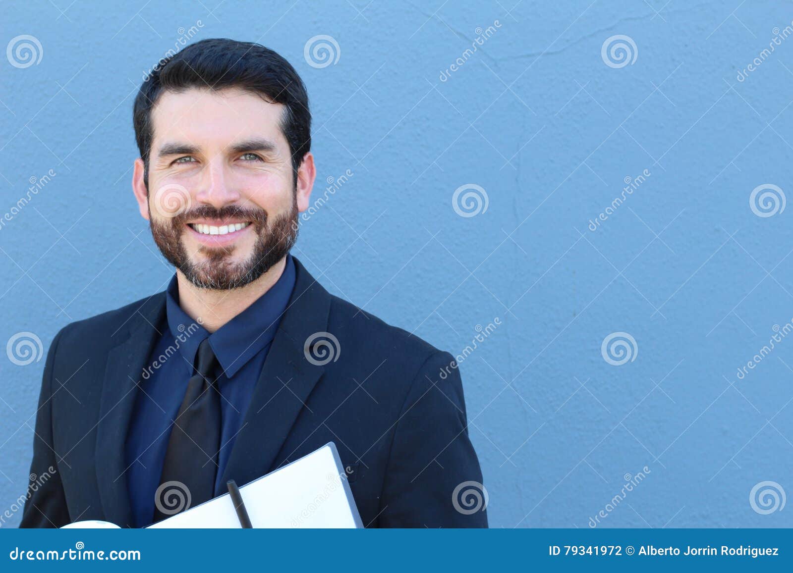Portrait of an Elegant CEO Smiling with Space for Copy Stock Photo ...