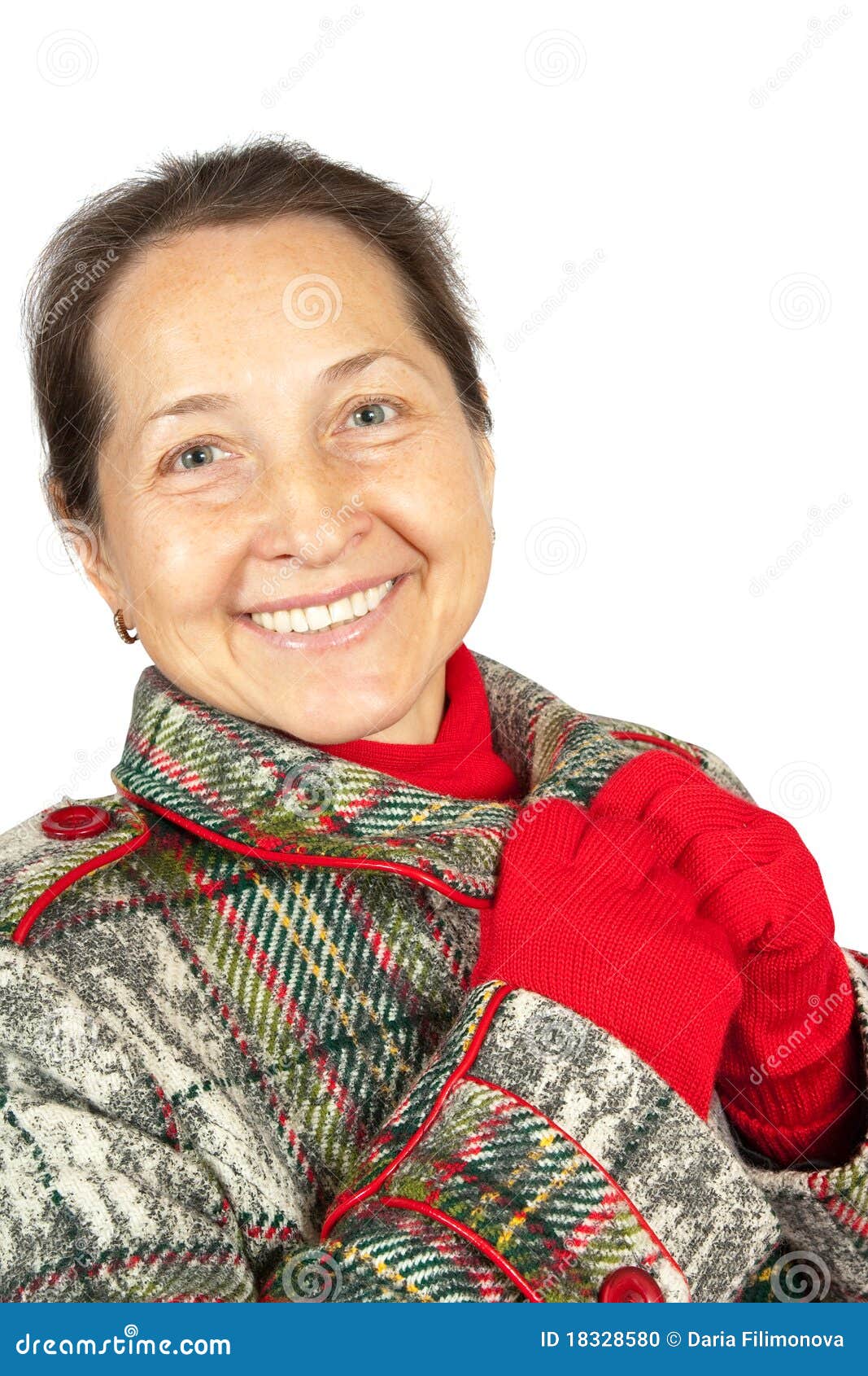 Portrait of Elegant Senior Lady Stock Photo - Image of pretty, elderly ...
