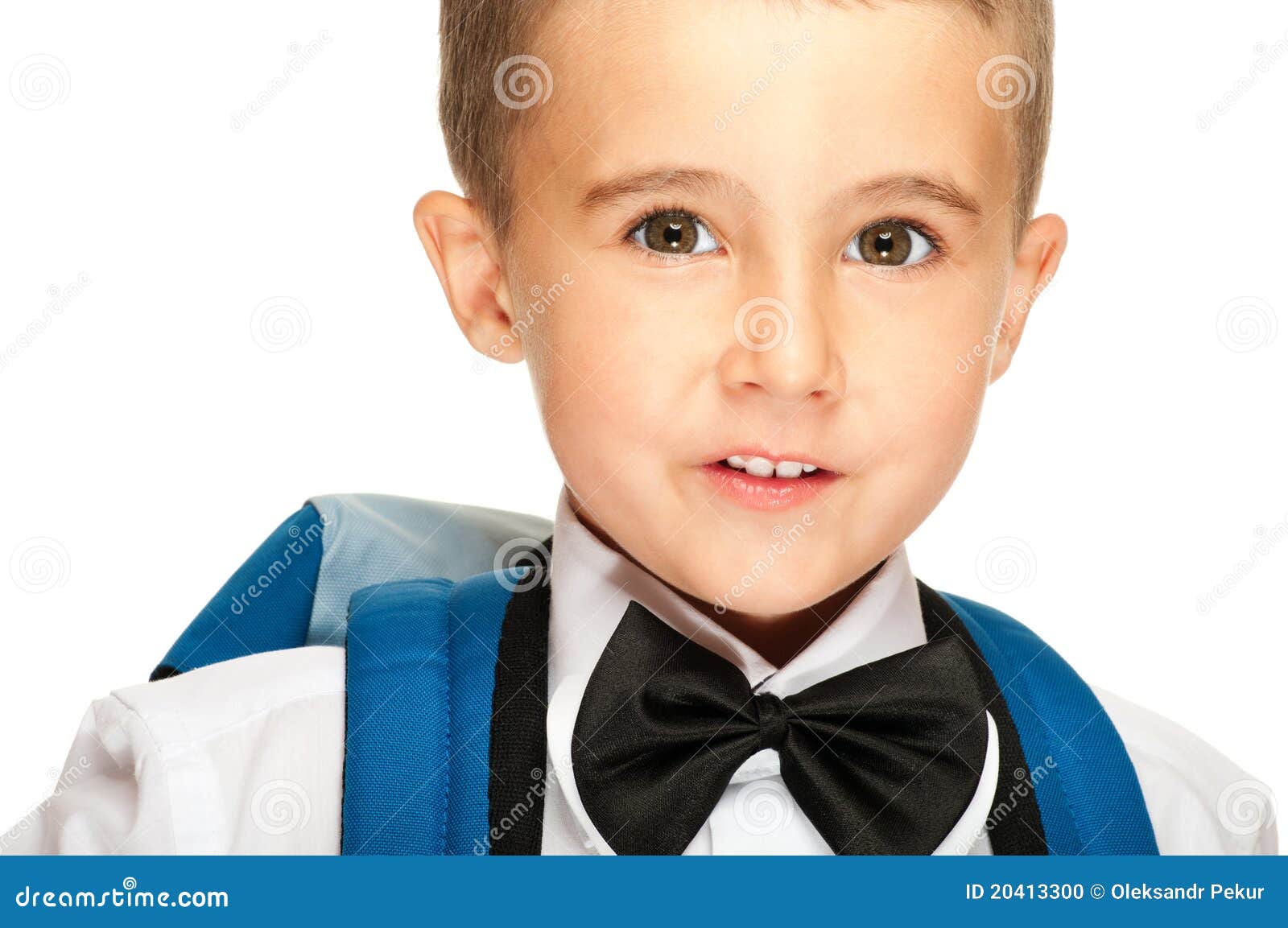 Portrait of Elementary School Boy Stock Photo - Image of caucasian ...