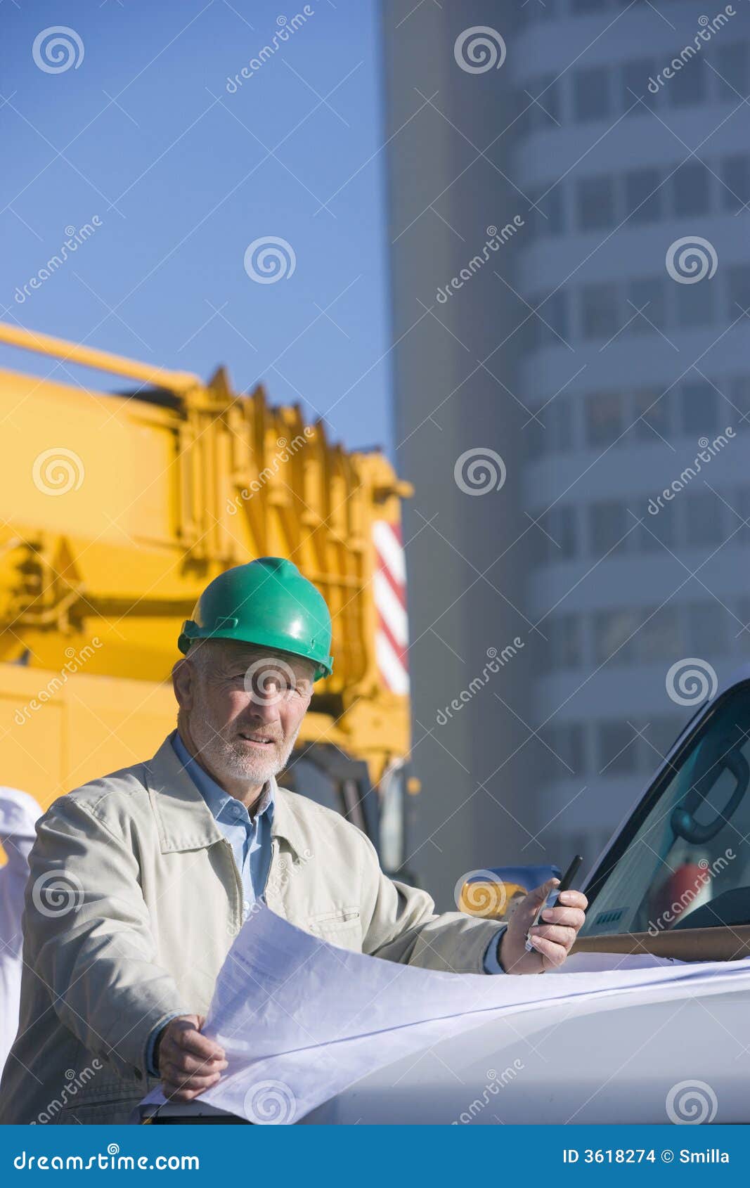 A portrait of an engineer stock photo. Image of working - 3618274