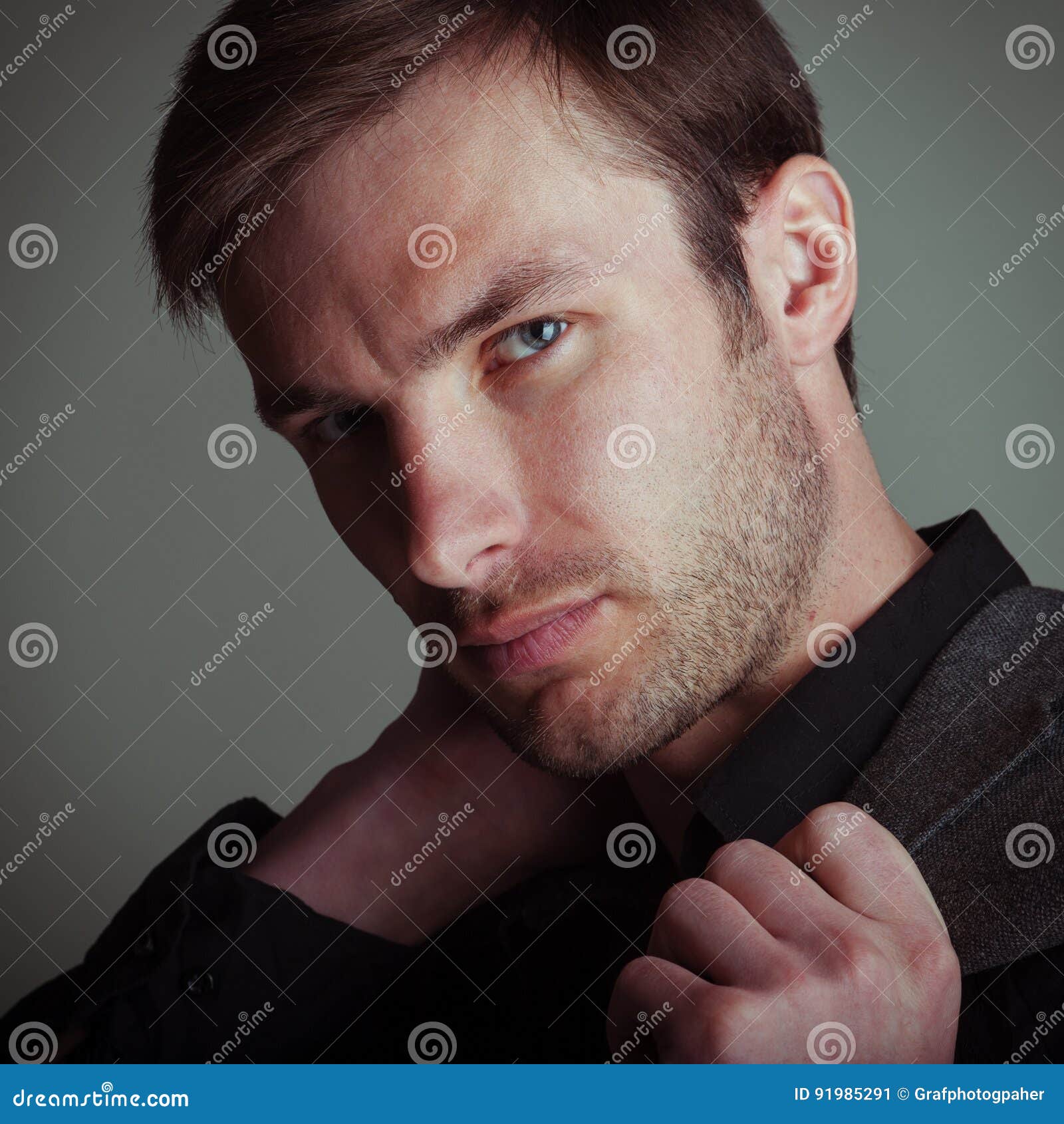 Portrait of an Enterprising Businessman Stock Image - Image of attitude ...